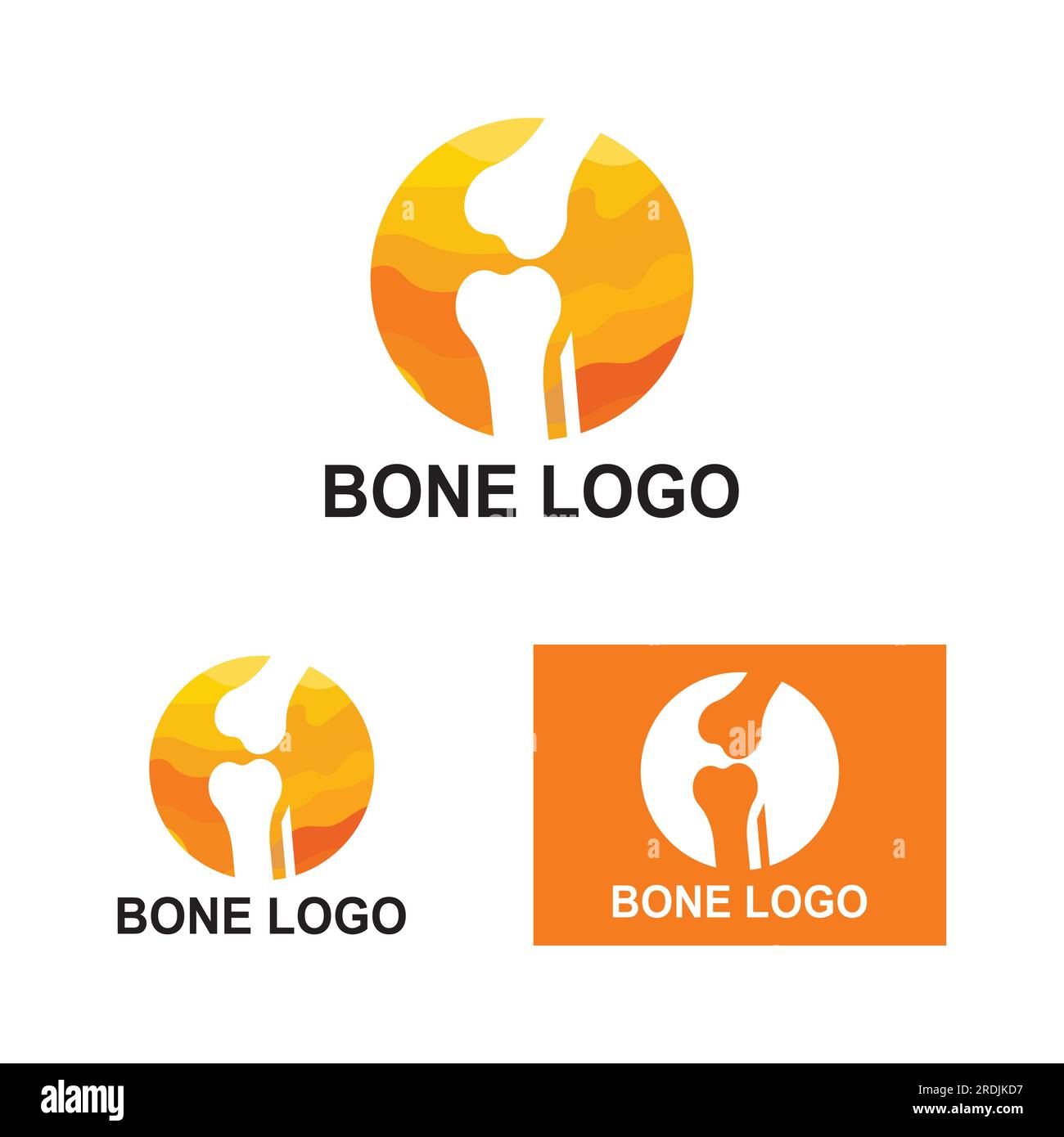 Bone logo icon vector design Stock Vector Image & Art - Alamy