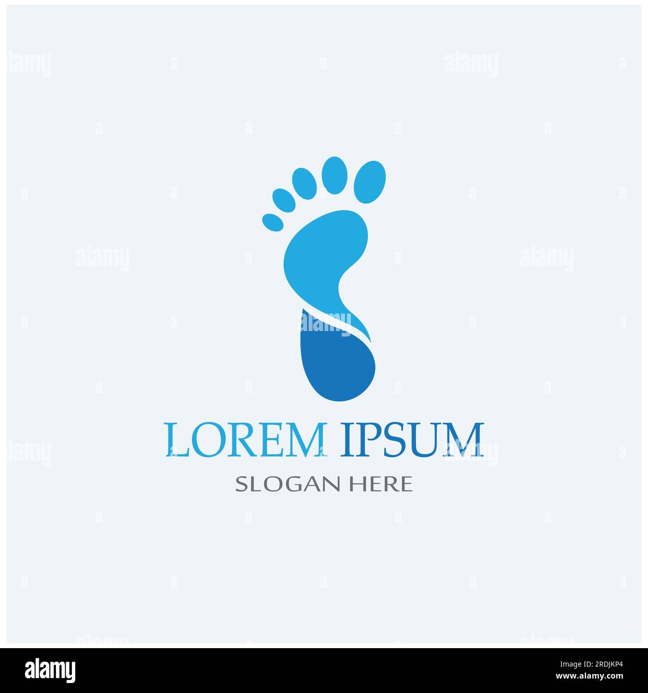 footprints,foot care,and footstep, logo images illustration Stock ...