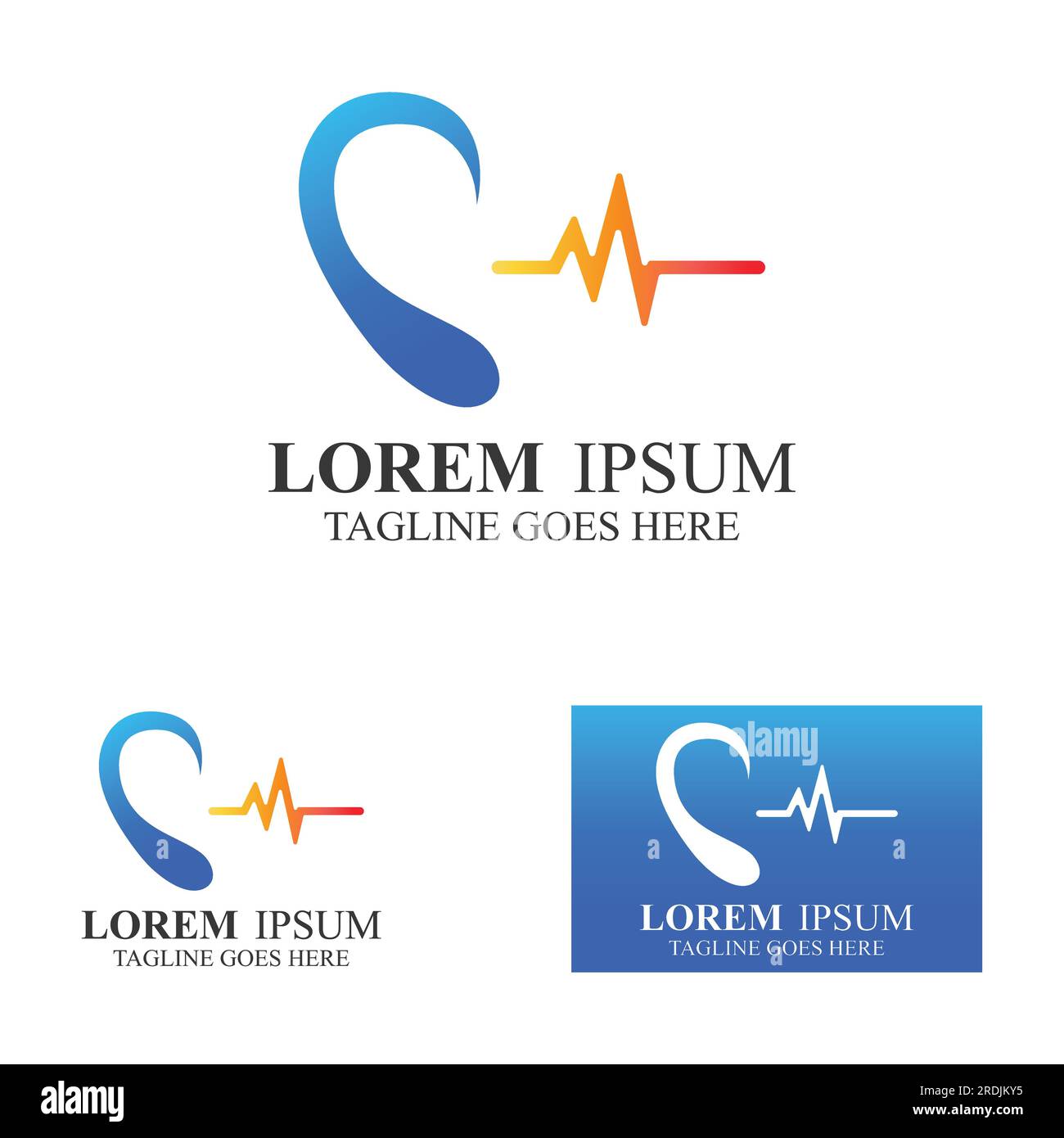 ear and sound waves logo design Stock Vector Image & Art - Alamy