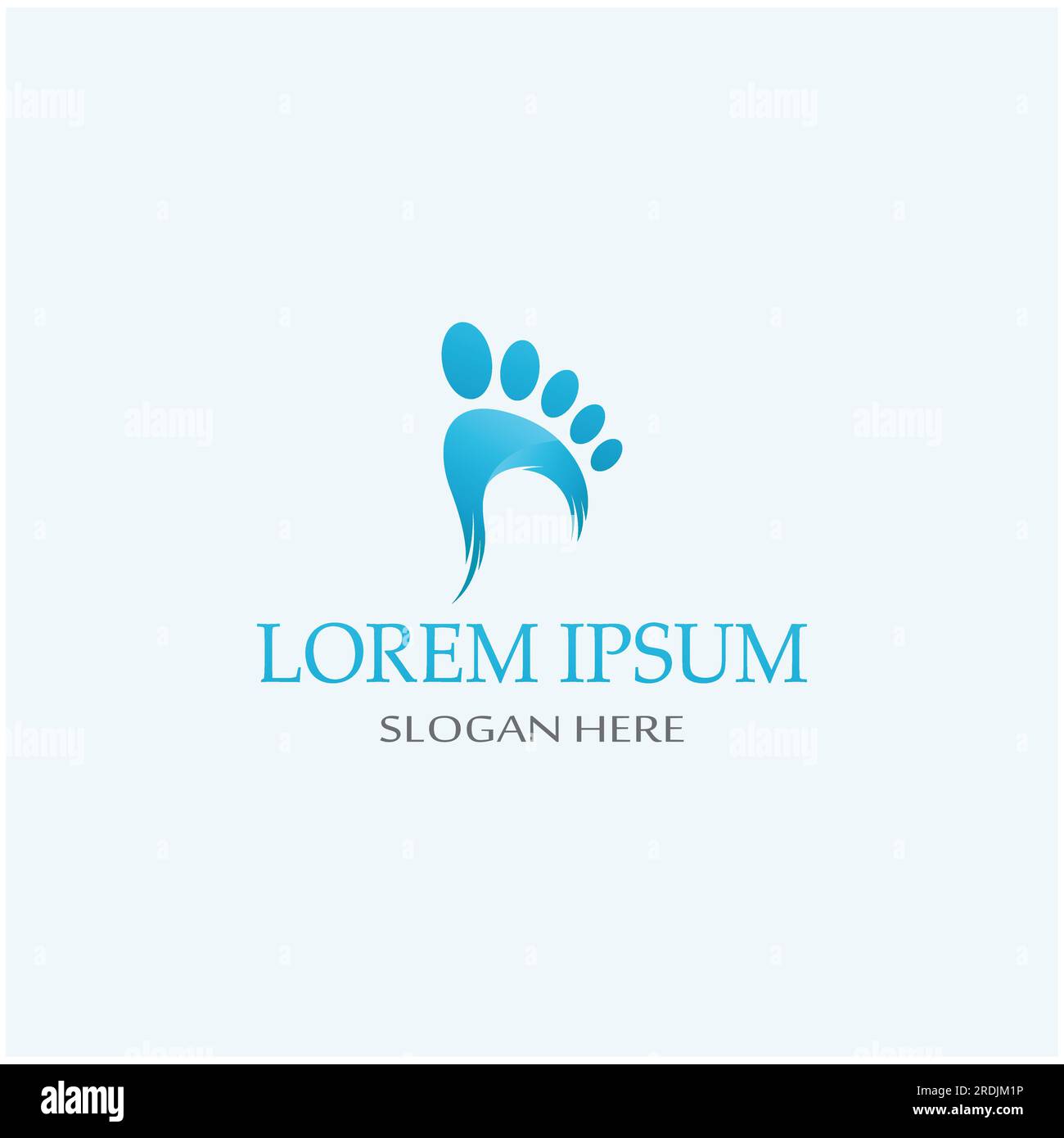 footprints,foot care,and footstep, logo images illustration Stock ...