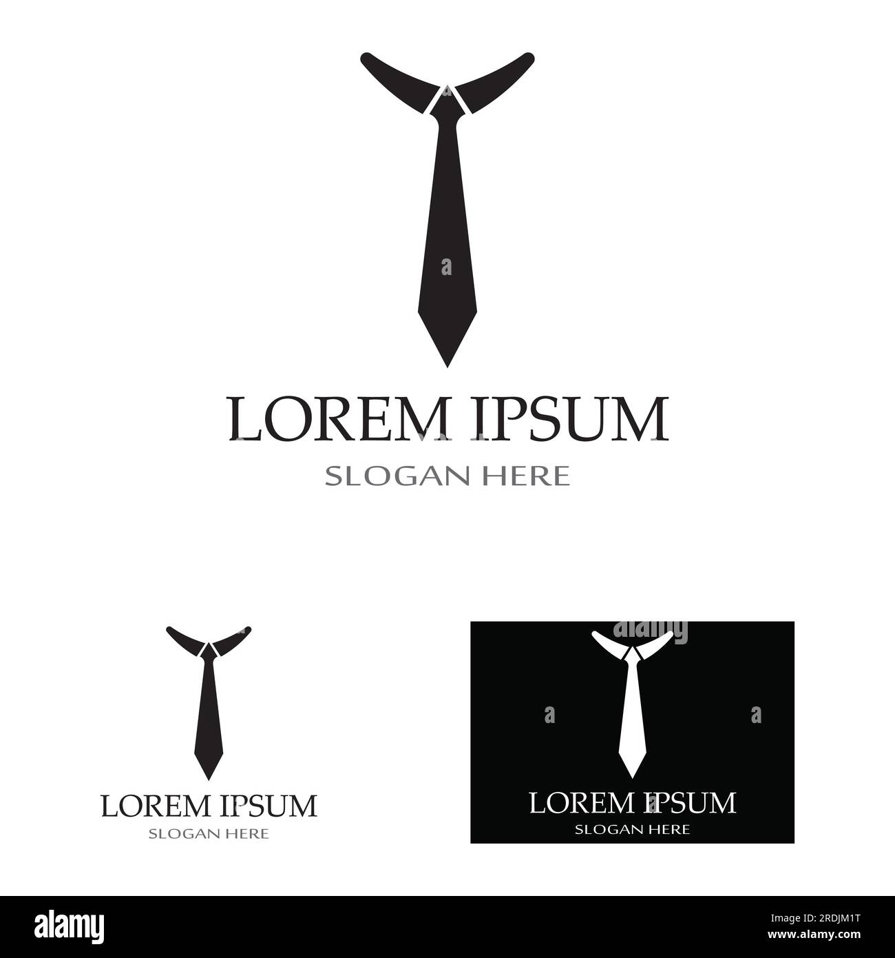 Tuxedo icon and logo for menswear , design template Stock Vector Image ...