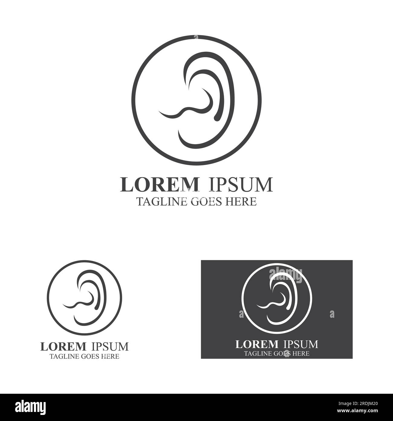 Sound waves ear Cut Out Stock Images & Pictures - Alamy