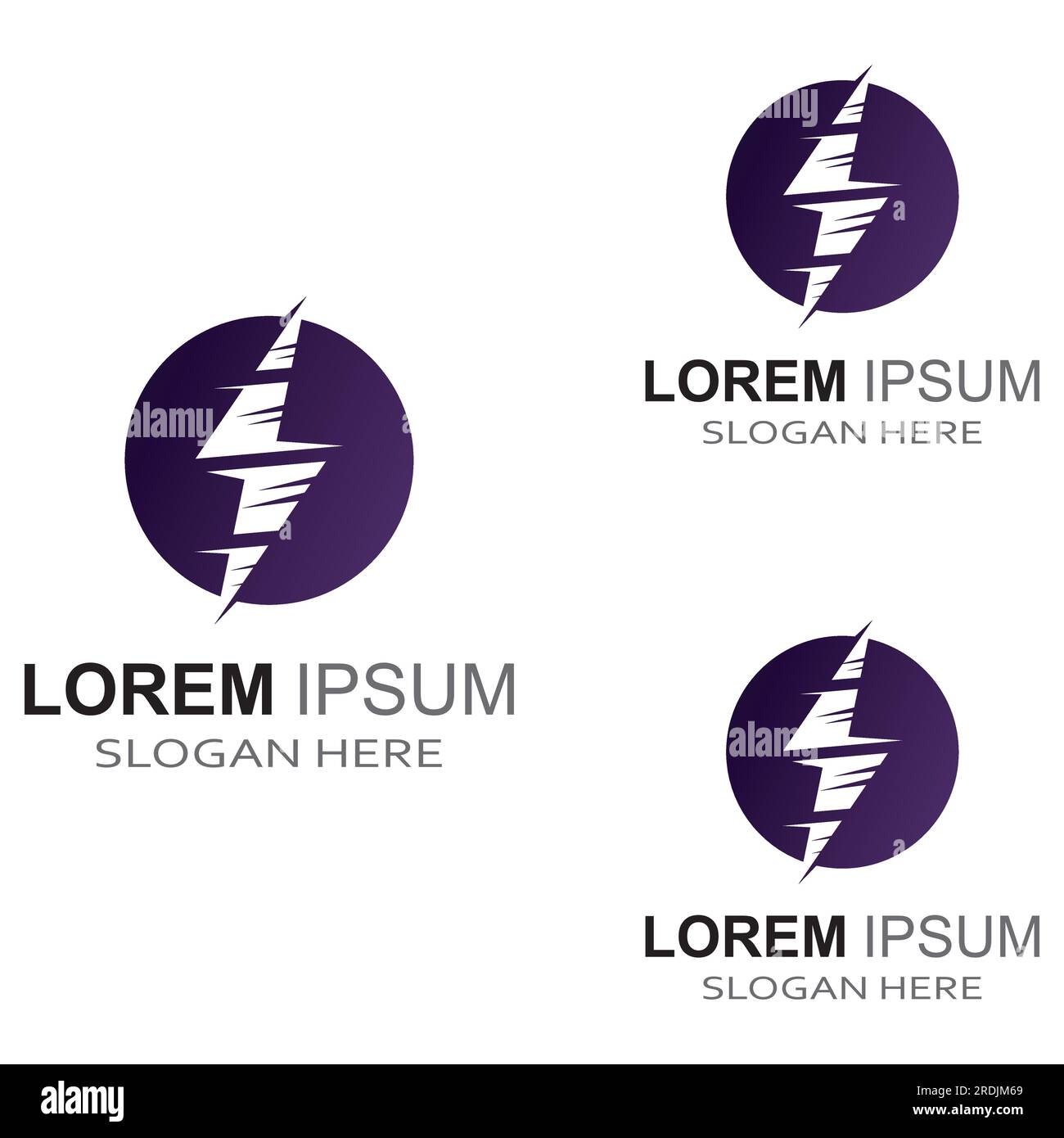 electric lightning logo, using modern vector design concept Stock ...
