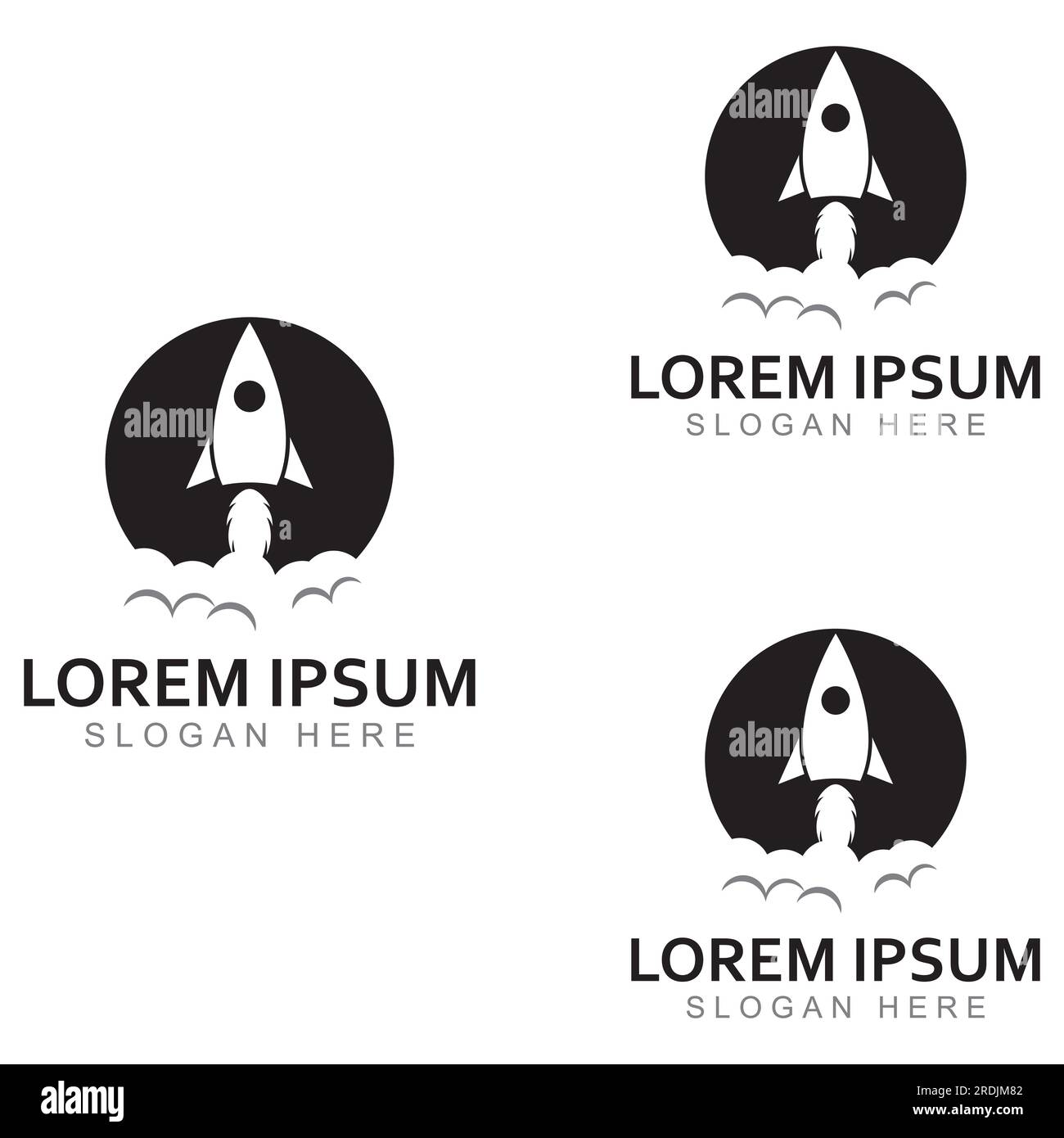 Rocket logo and symbol design vector Stock Vector Image & Art - Alamy