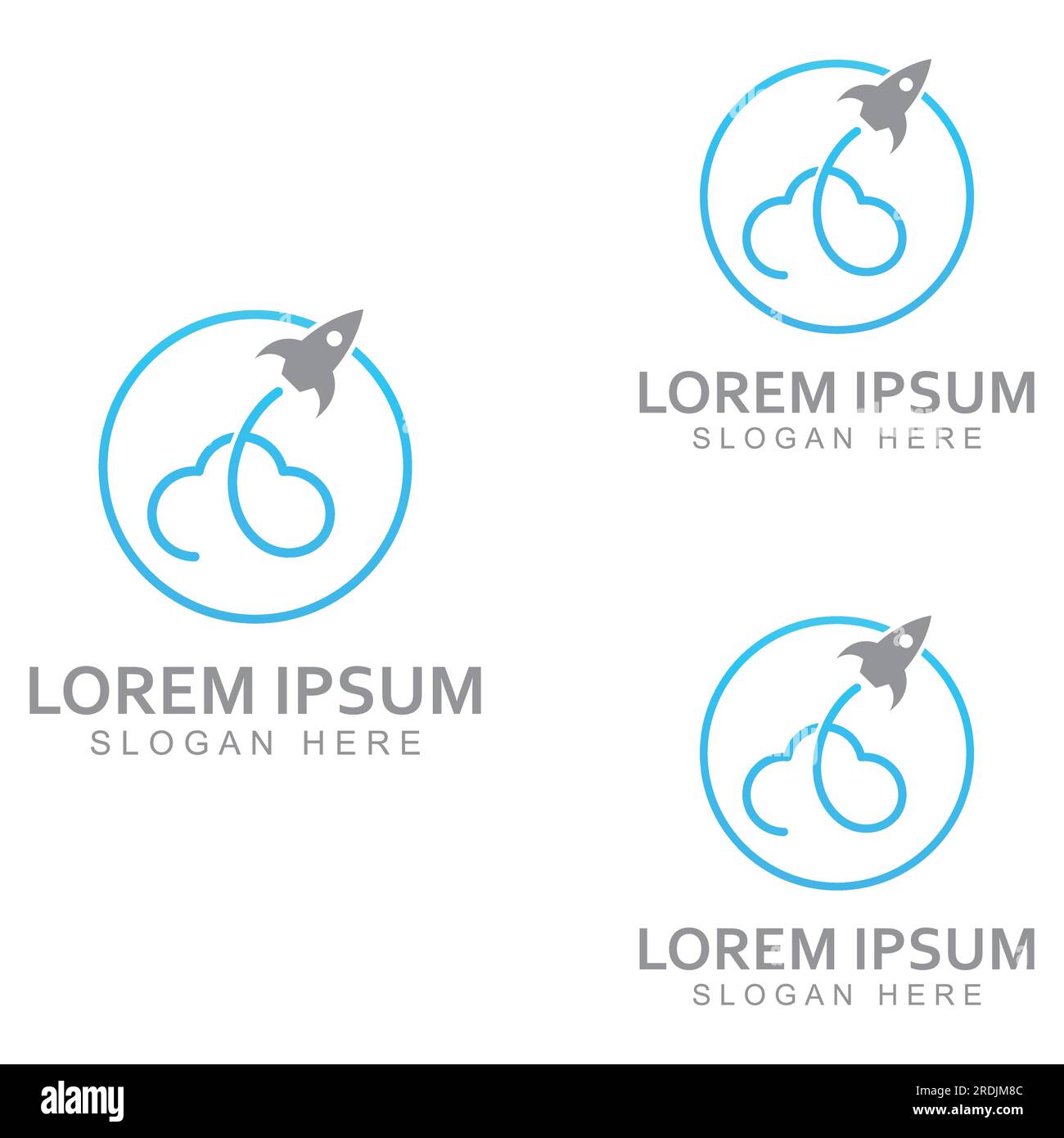 Rocket logo and symbol design vector Stock Vector Image & Art - Alamy