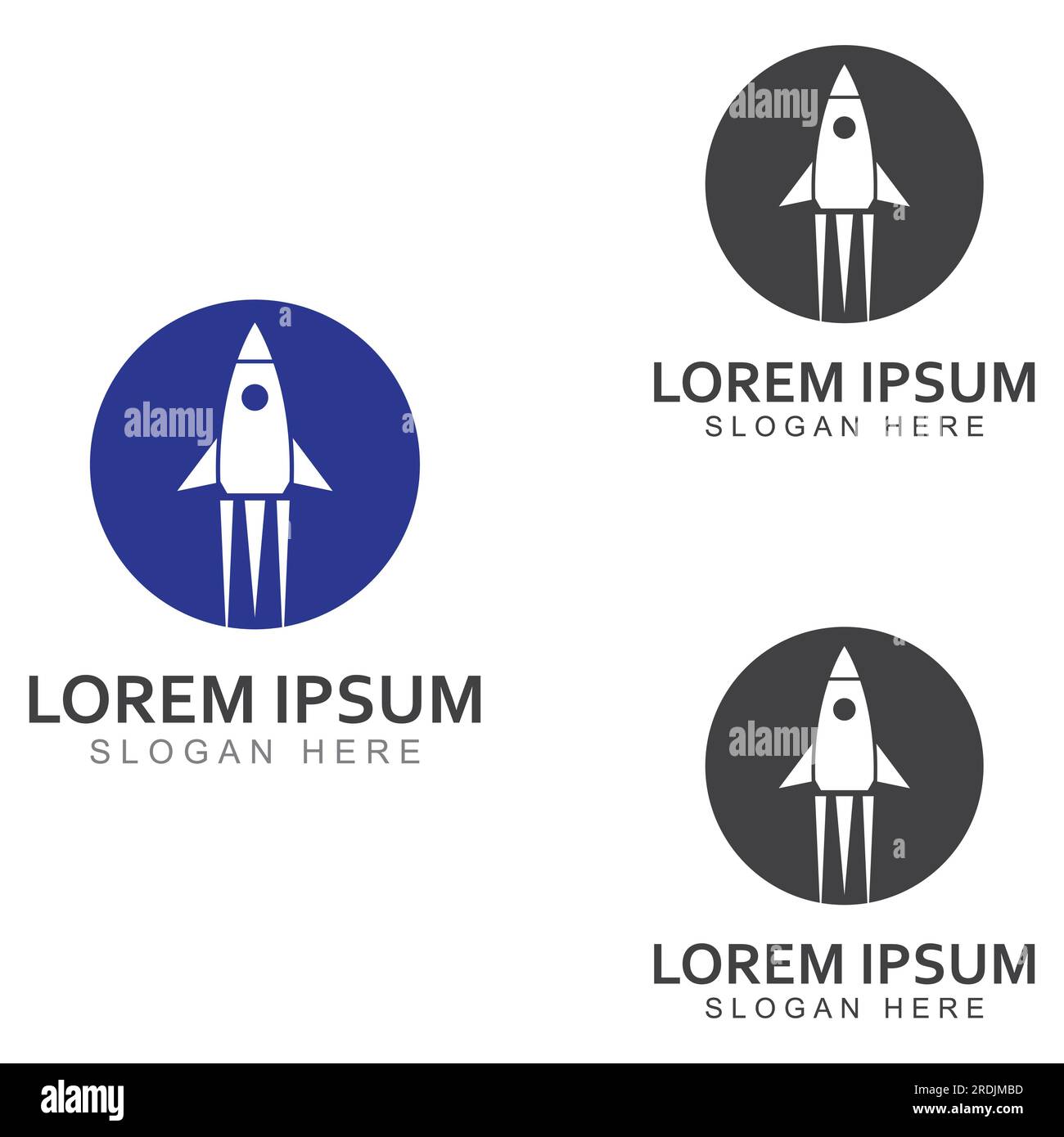 Rocket logo and symbol design vector Stock Vector Image & Art - Alamy