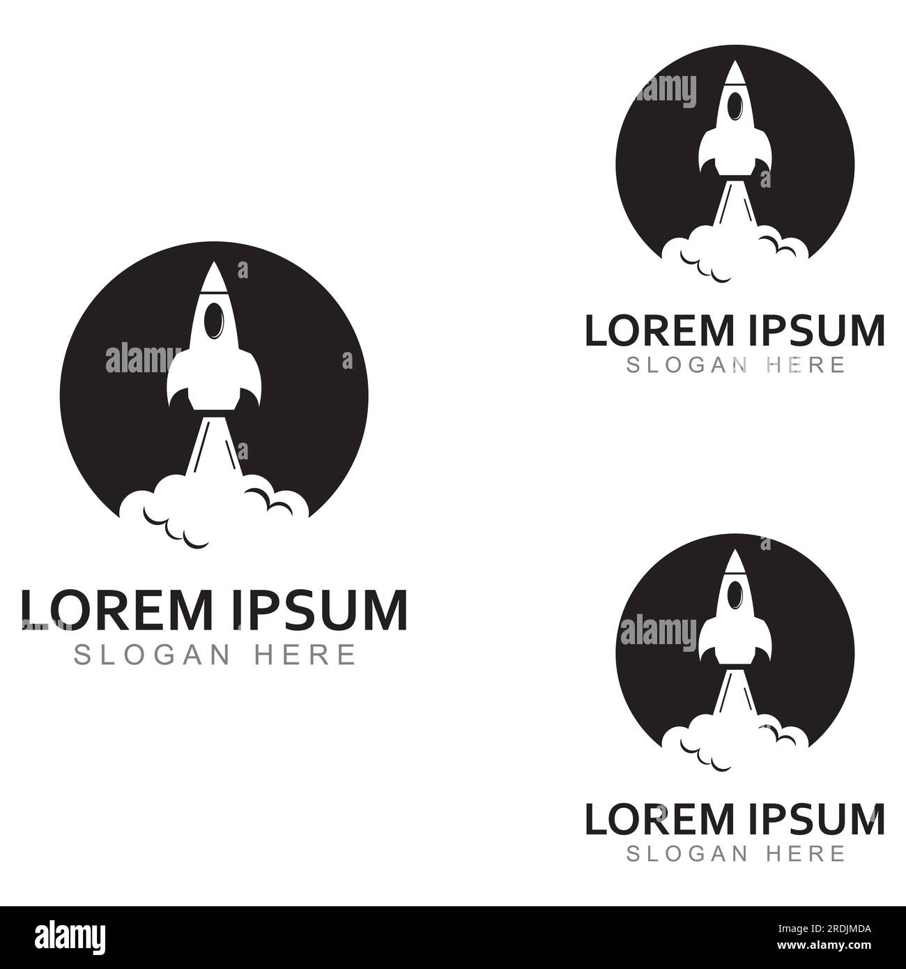 Rocket logo and symbol design vector Stock Vector Image & Art - Alamy