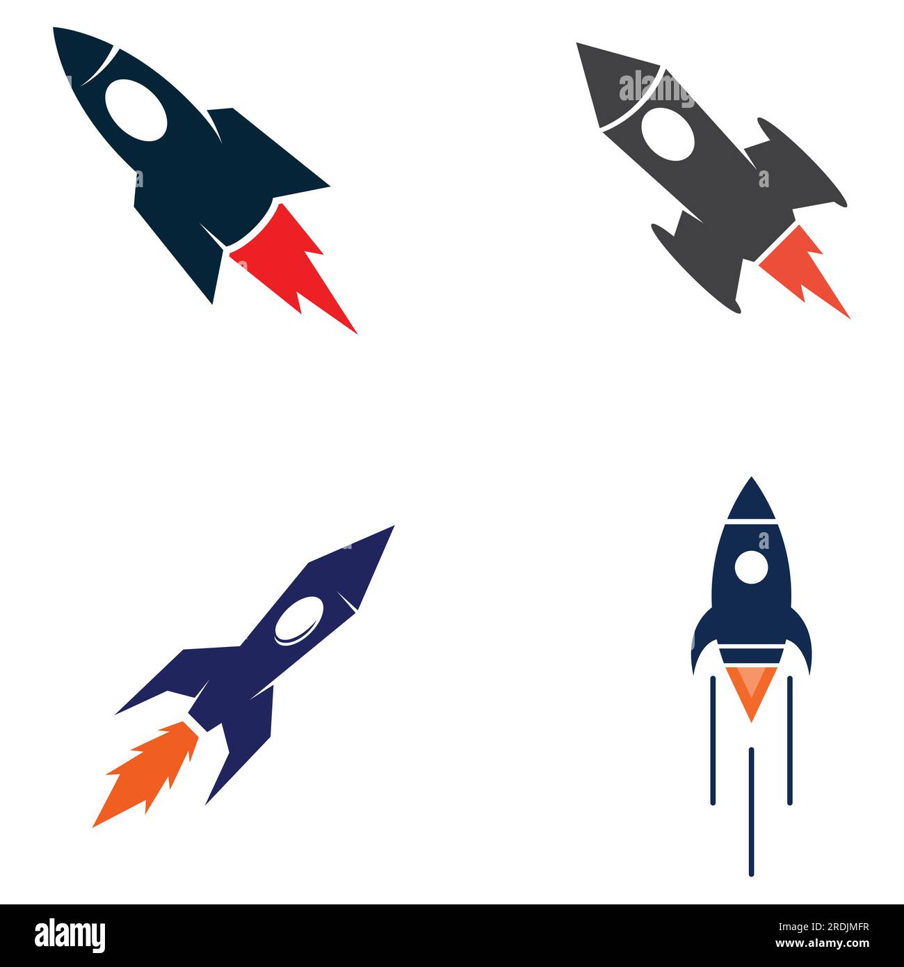 Rocket logo and symbol design vector Stock Vector Image & Art - Alamy