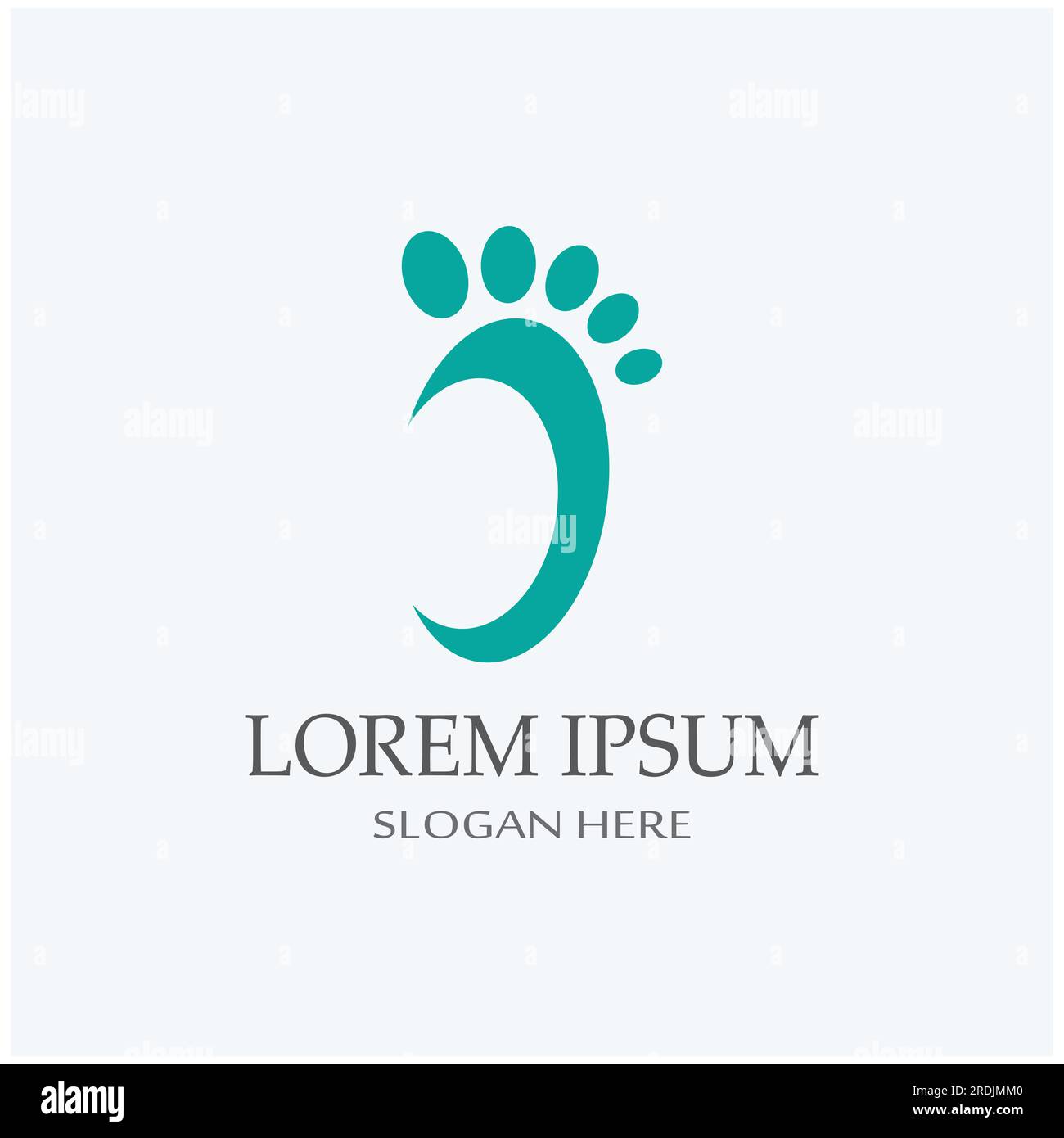 Foot logo design with a modern concept Stock Vector Image & Art - Alamy