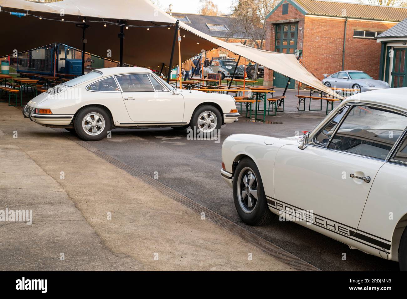 Porsche cars at Bicester heritage centre sunday scramble event ...