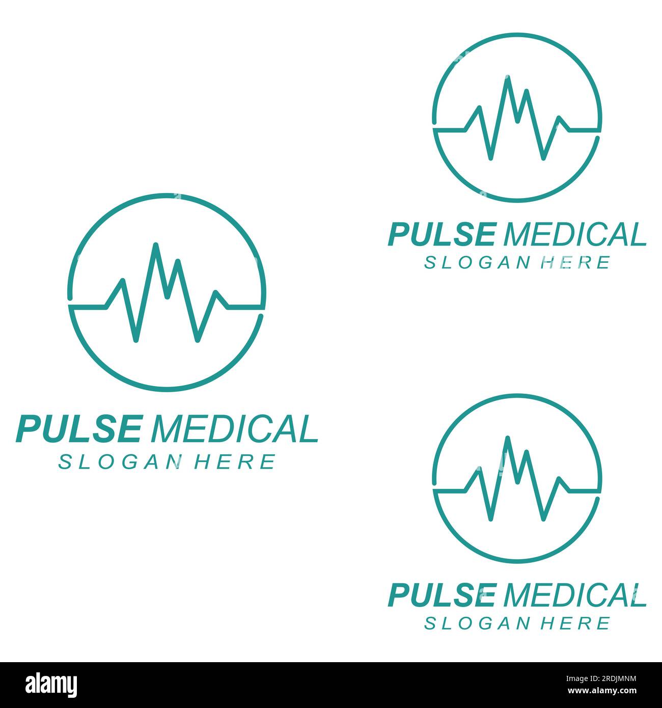 Pulse line or medical wave. Logo design concept vector Stock Vector ...