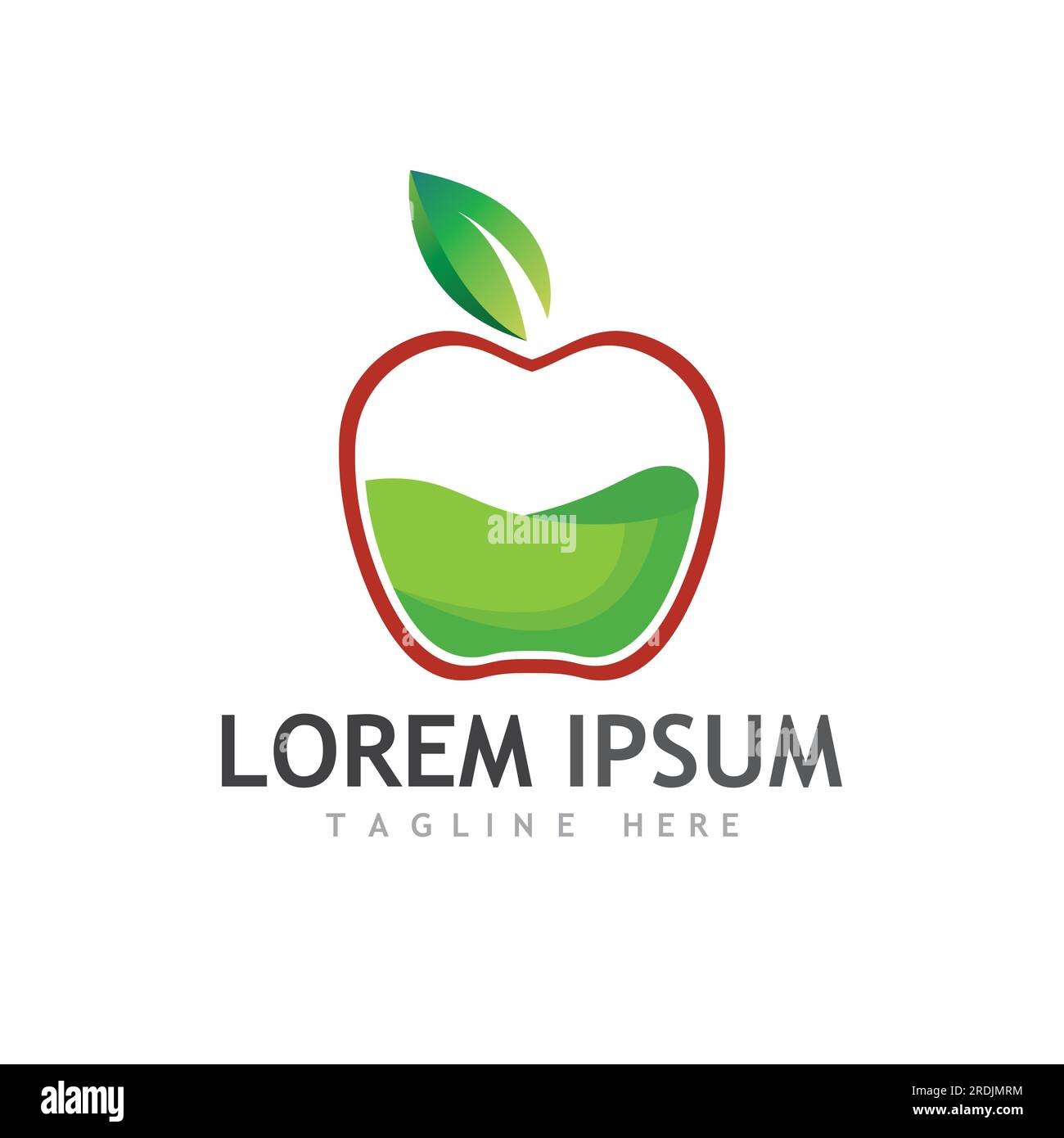 Apple vector illustration design icon logo template Stock Vector Image ...
