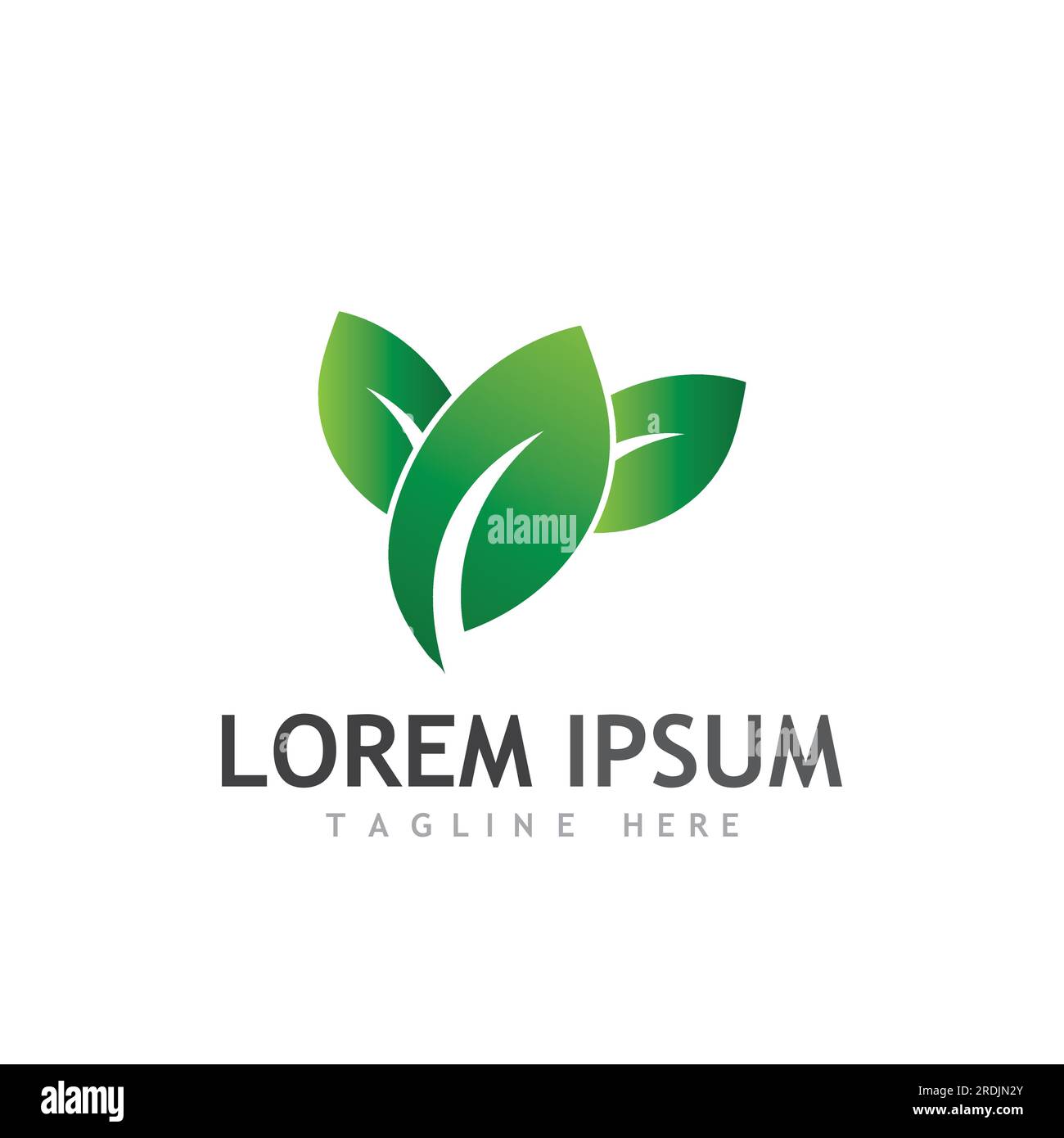 leaf logo and vector images Stock Vector Image & Art - Alamy