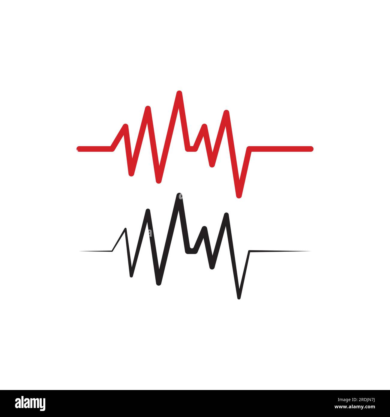 Pulse line or medical wave. Logo design concept vector Stock Vector ...
