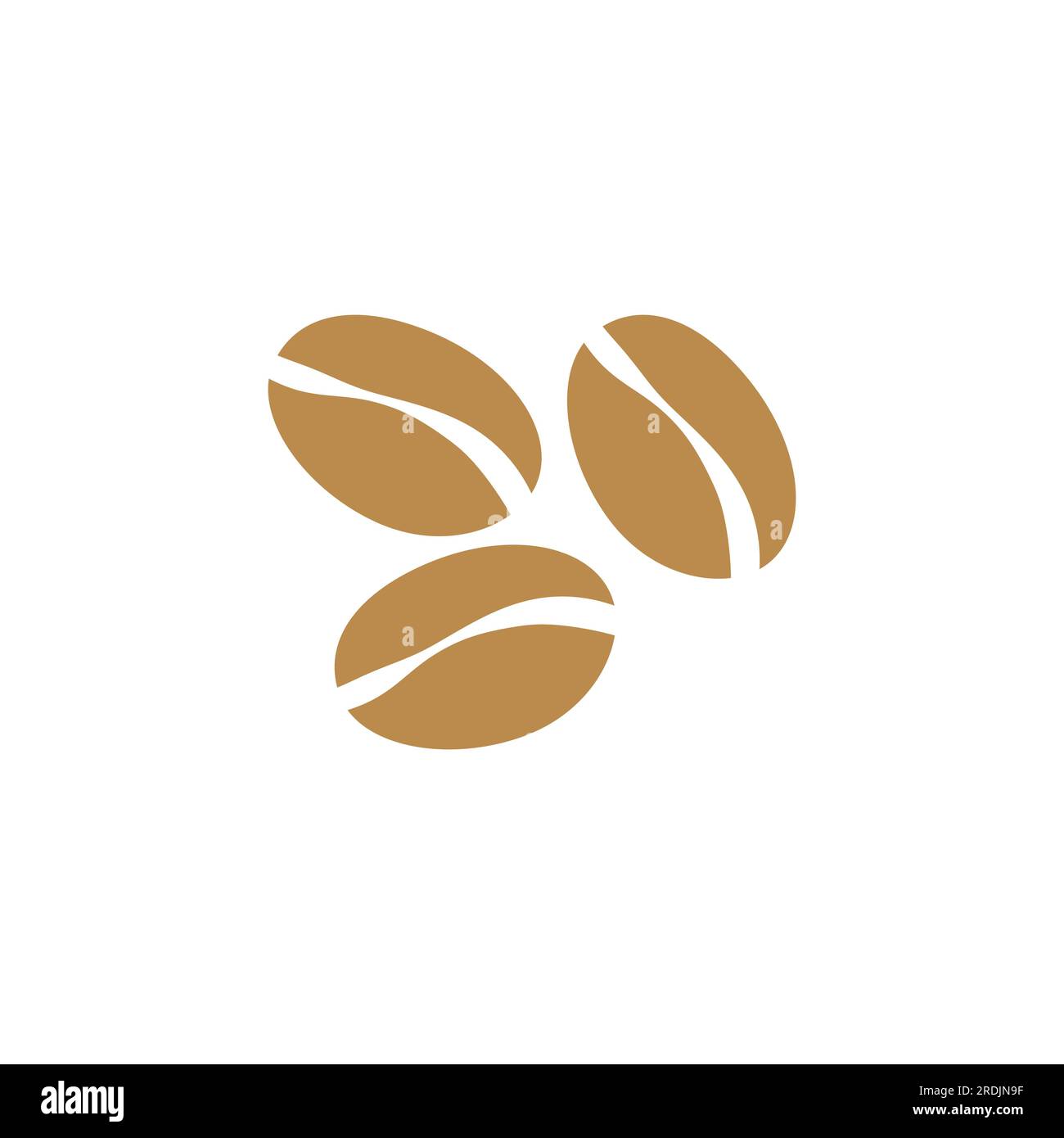 coffee bean icon vector illustration template Stock Vector Image & Art ...
