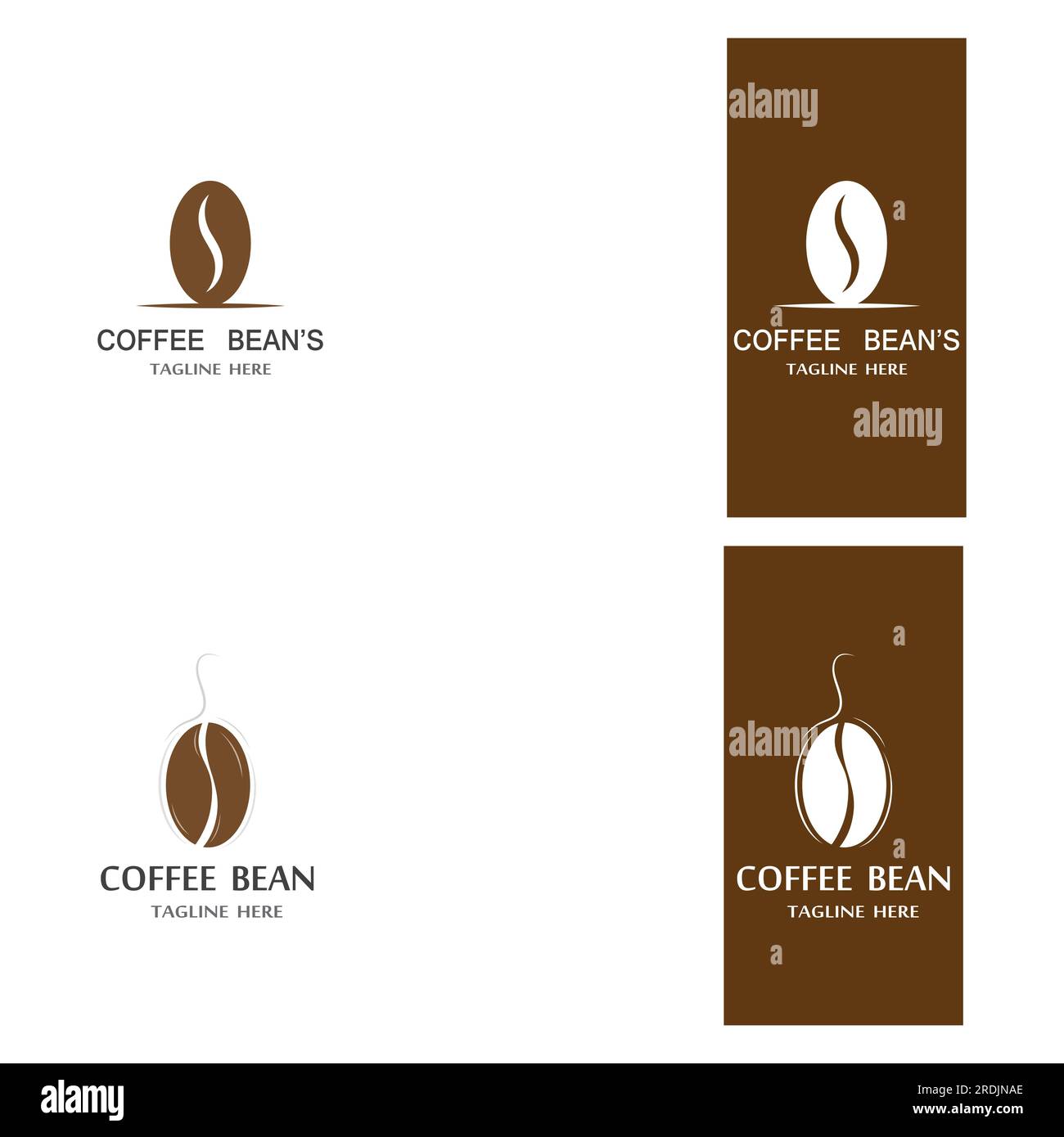 coffee bean icon vector illustration template Stock Vector Image & Art ...