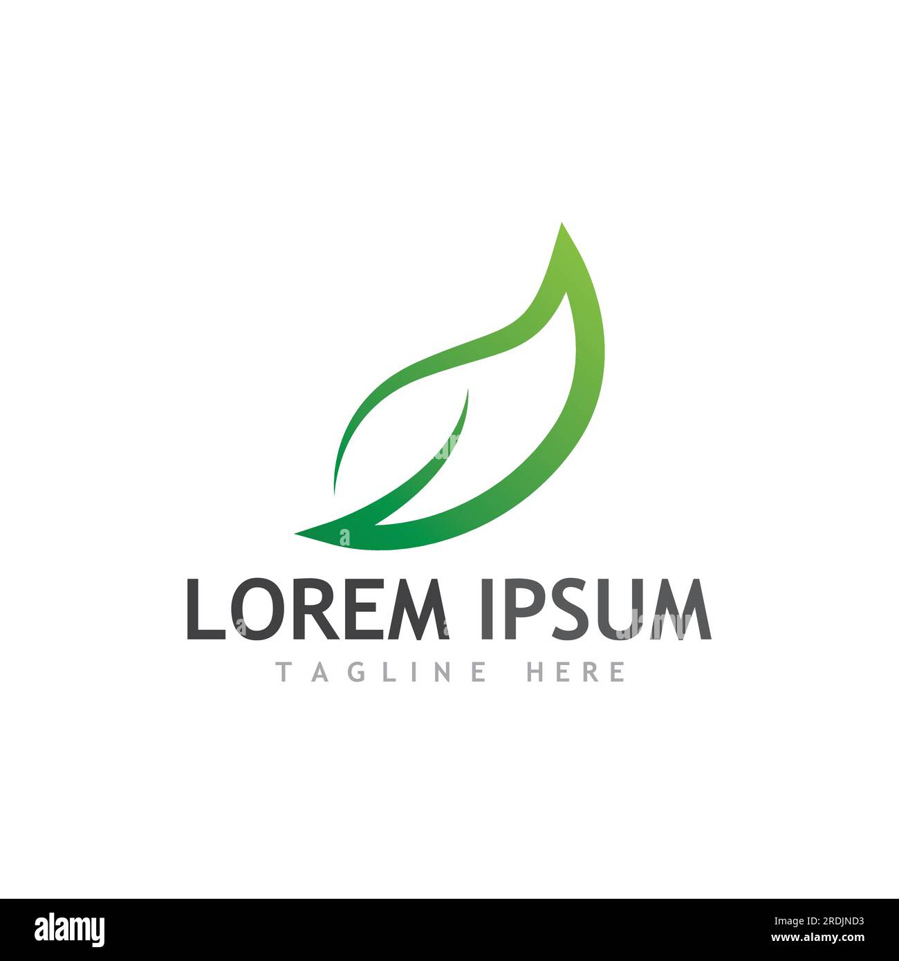 Decoration green leaf plant Stock Vector Images - Alamy