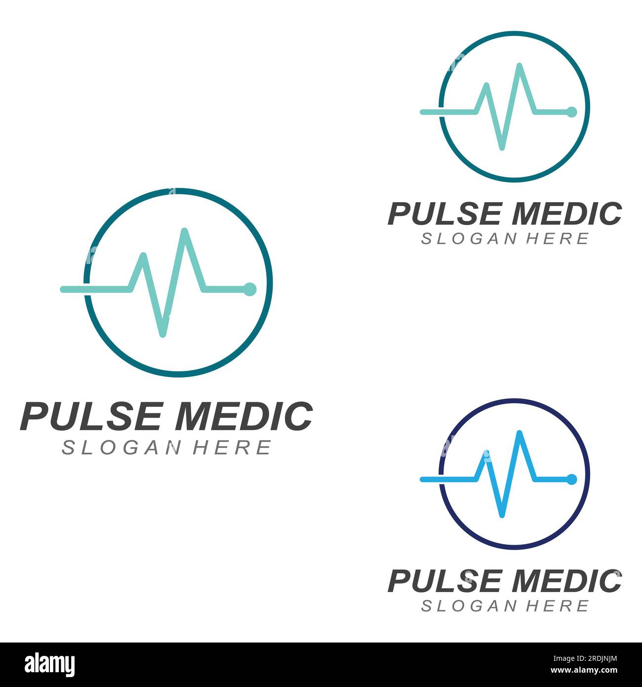 Pulse line or medical wave. Logo design concept vector Stock Vector ...