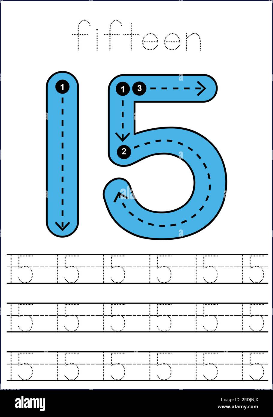 Numbers Trace Worksheet Number Tracing 1 20, 16 Printable Worksheets