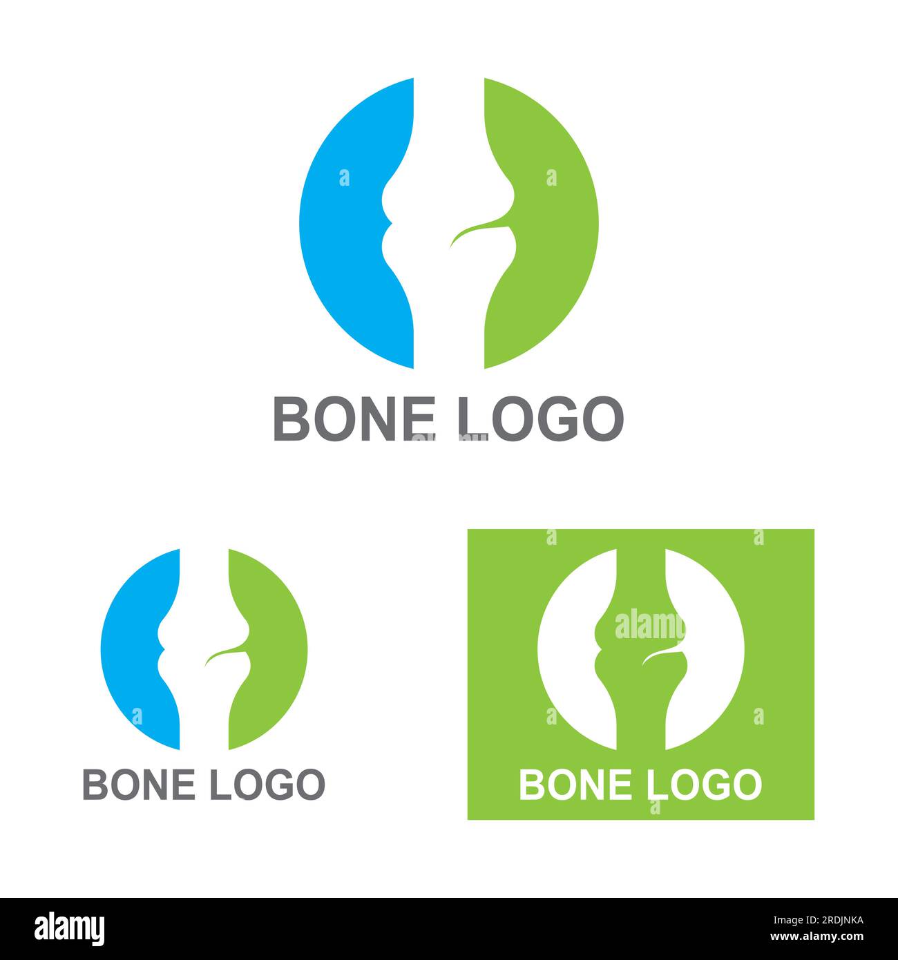 Bone logo icon vector design Stock Vector Image & Art - Alamy