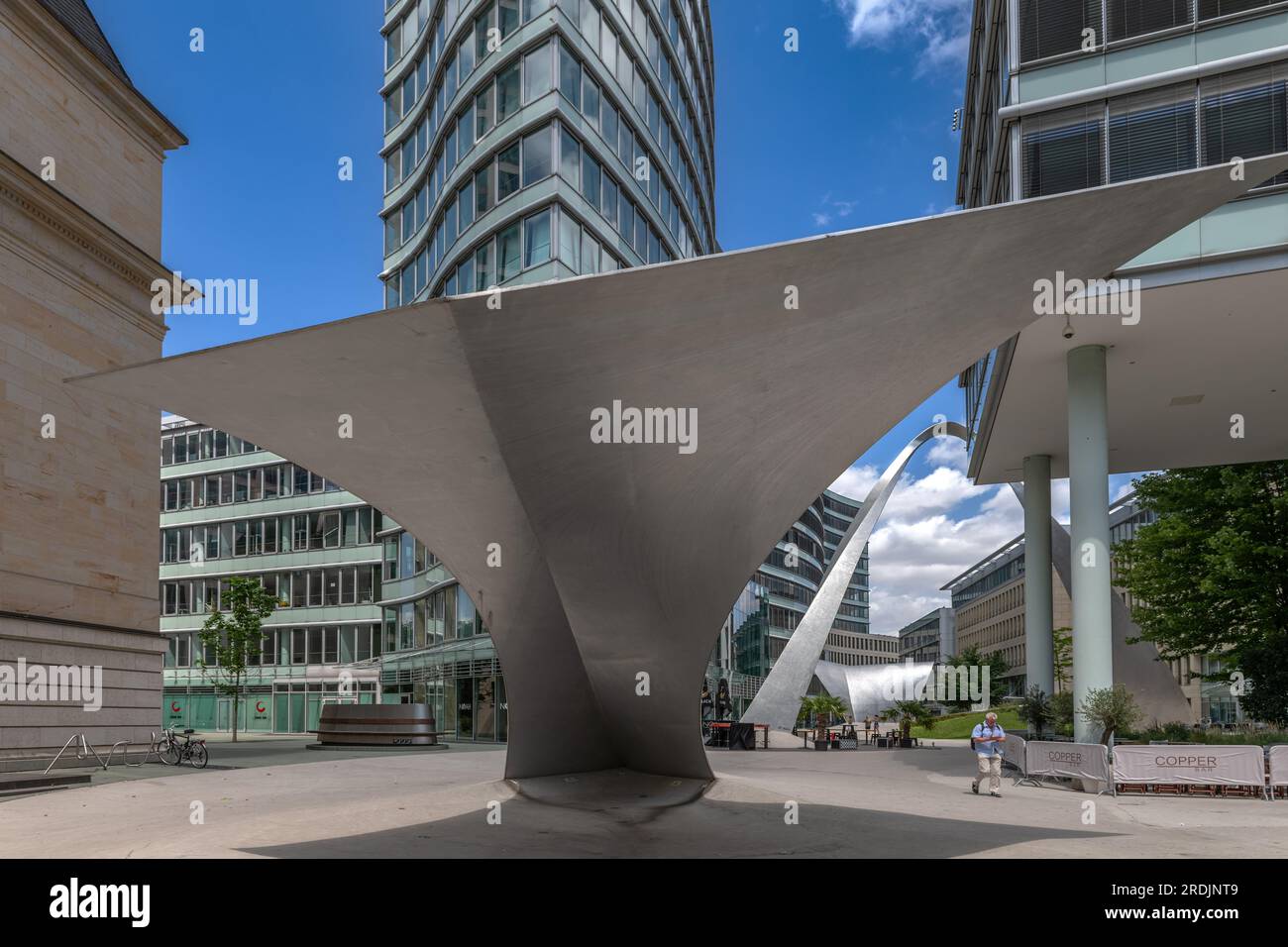 The building complex The Wave, Frankfurt, Westend, Germany Stock Photo ...