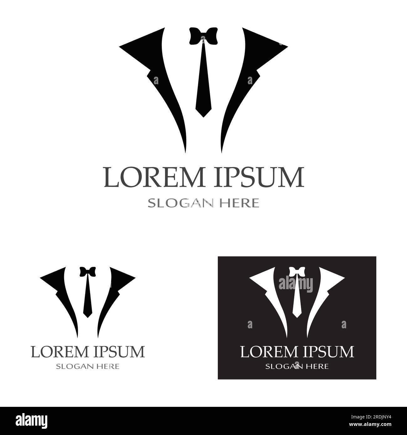 Tux business logo Stock Vector Images - Alamy