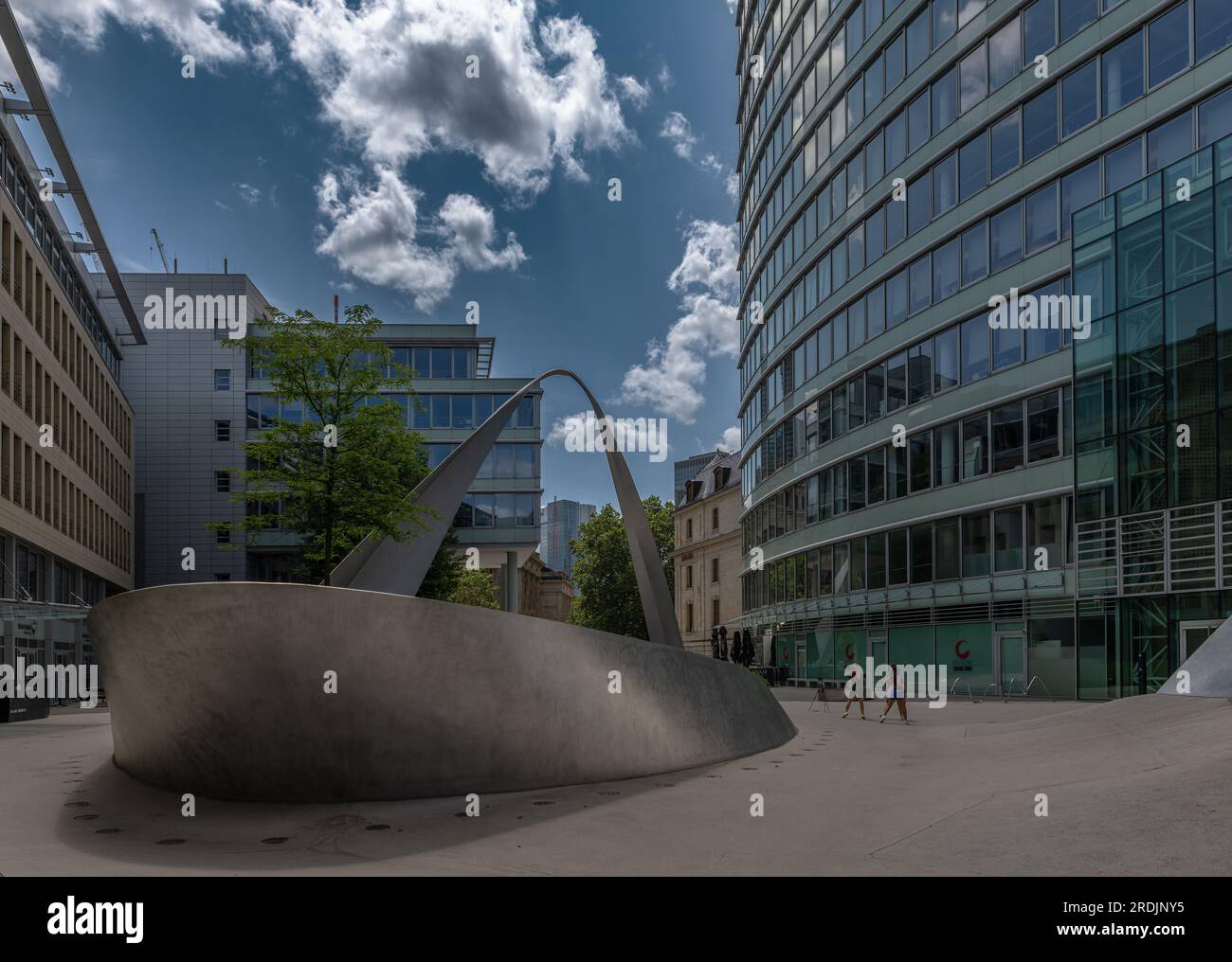 The building complex The Wave, Frankfurt, Westend, Germany Stock Photo ...