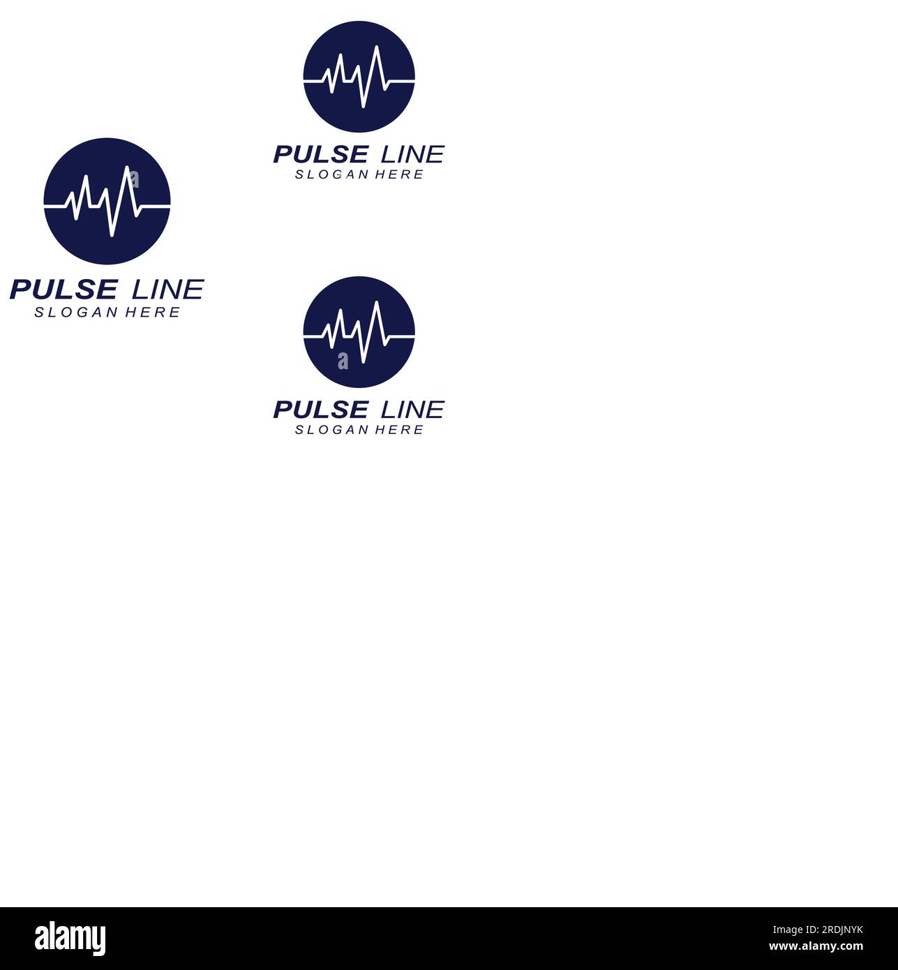 Pulse line or medical wave. Logo design concept vector Stock Vector ...