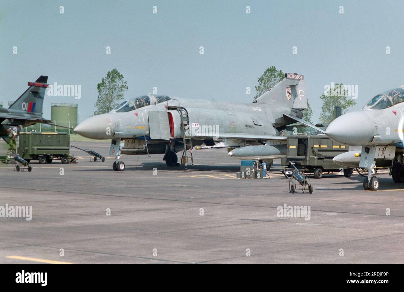 A British Royal Air Force McDonnell Douglas F-4 Phantom Jet fighter ...