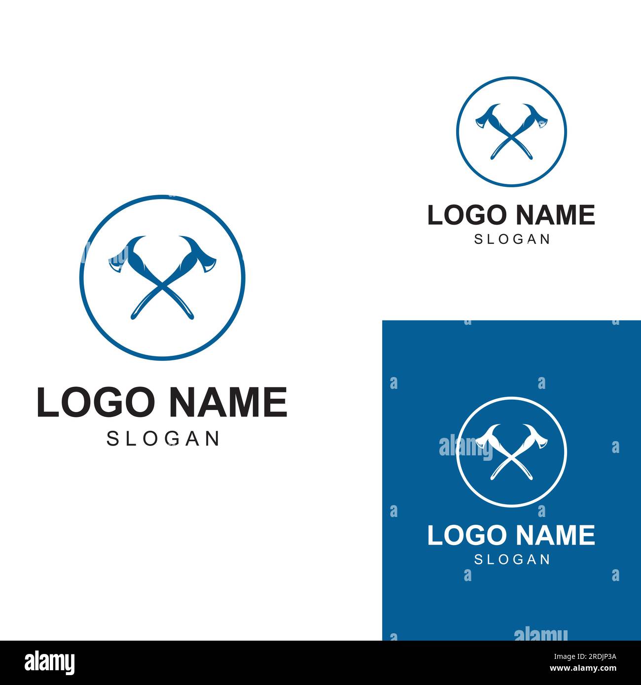 Axe logo/hatchet logo with concept design vector Stock Vector Image ...