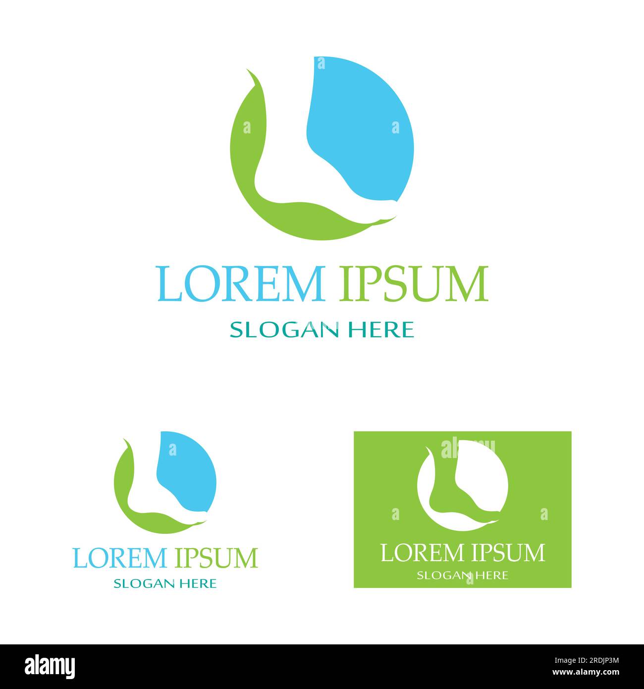 Foot logo design with a modern concept Stock Vector Image & Art - Alamy