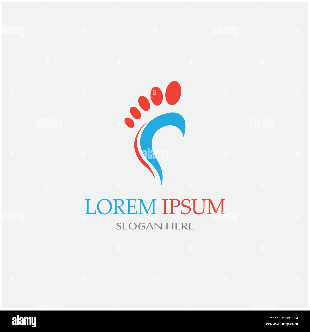 Foot logo design with a modern concept Stock Vector Image & Art - Alamy