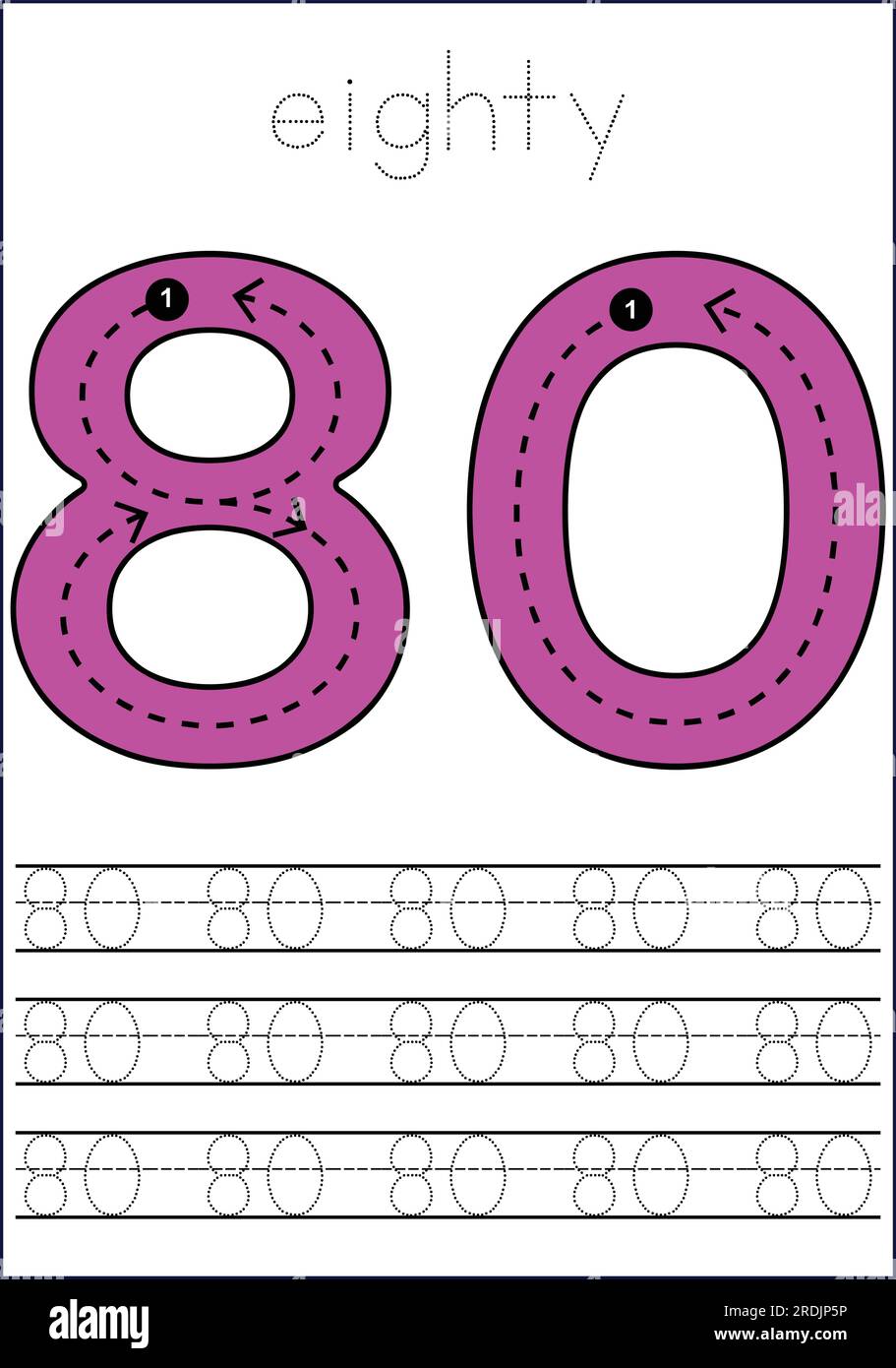 Tracing Numbers 1 100