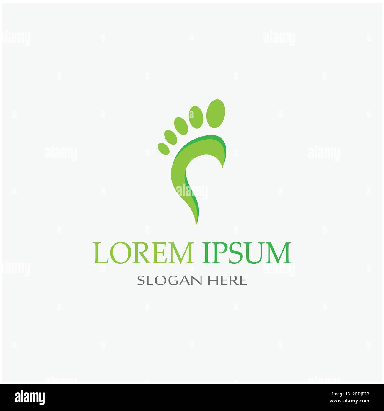 Foot logo design with a modern concept Stock Vector Image & Art - Alamy