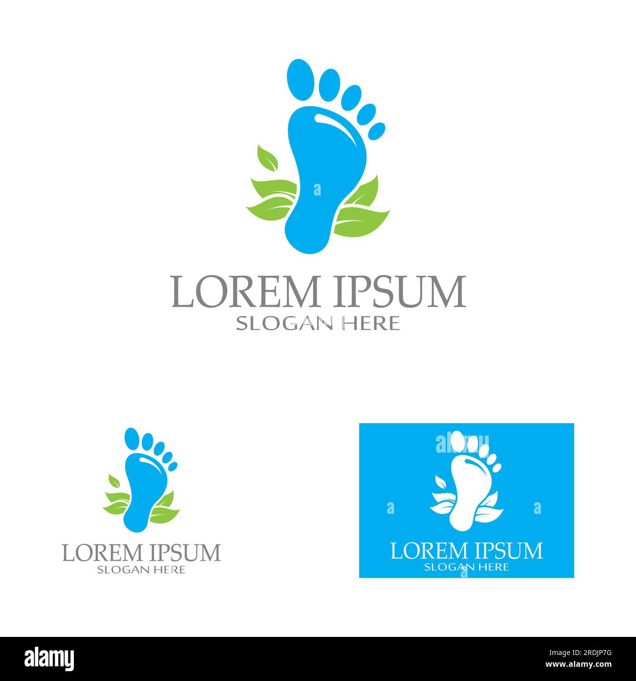 Foot logo design with a modern concept Stock Vector Image & Art - Alamy