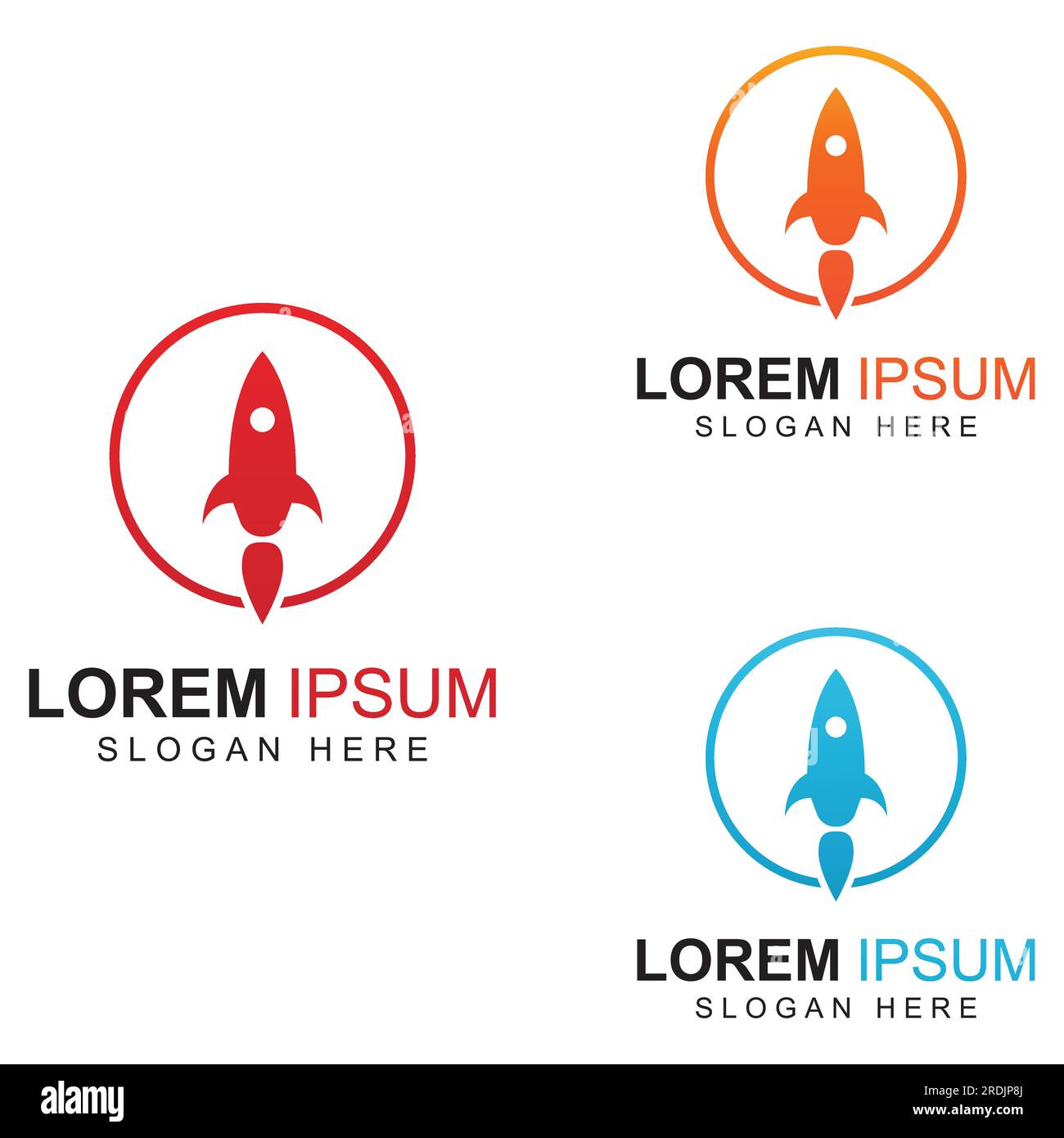 Rocket logo and symbol design vector Stock Vector Image & Art - Alamy