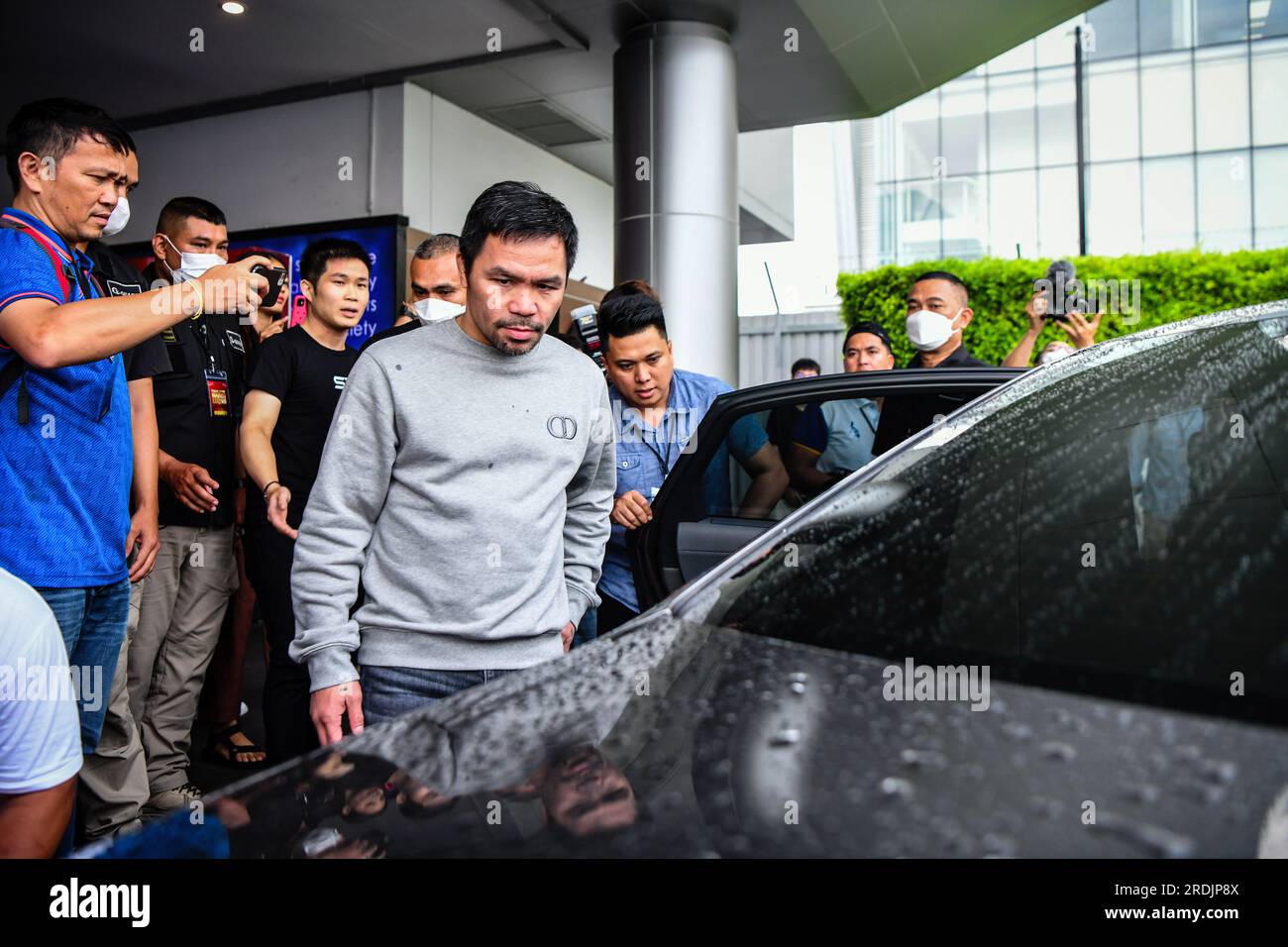 Bangkok, Thailand. 20th July, 2023. Legendary Filipino boxer Manny ...