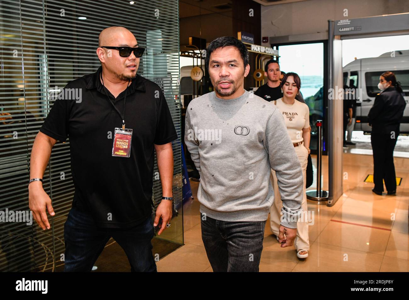 Bangkok, Thailand. 20th July, 2023. Legendary Filipino boxer Manny ...