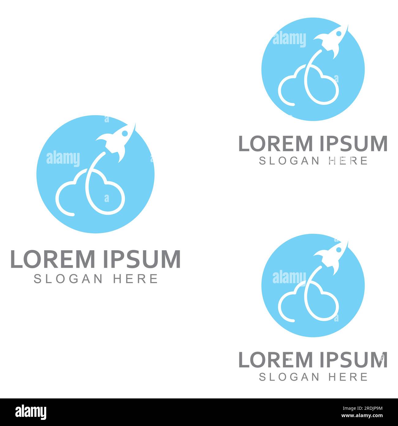 Rocket logo and symbol design vector Stock Vector Image & Art - Alamy