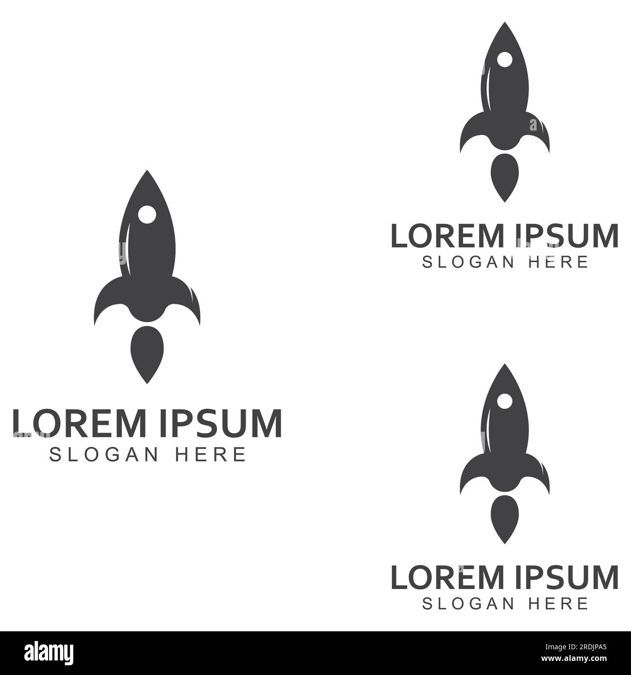 Rocket logo and symbol design vector Stock Vector Image & Art - Alamy
