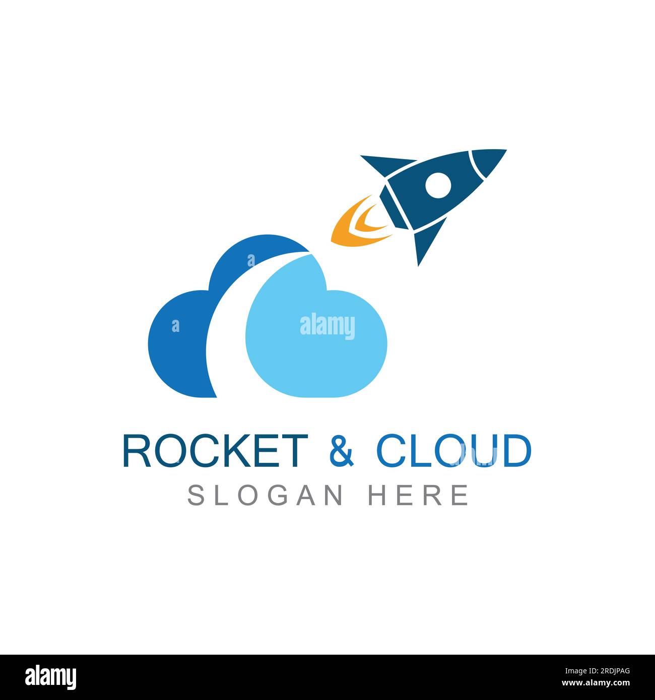Rocket logo and symbol design vector Stock Vector Image & Art - Alamy