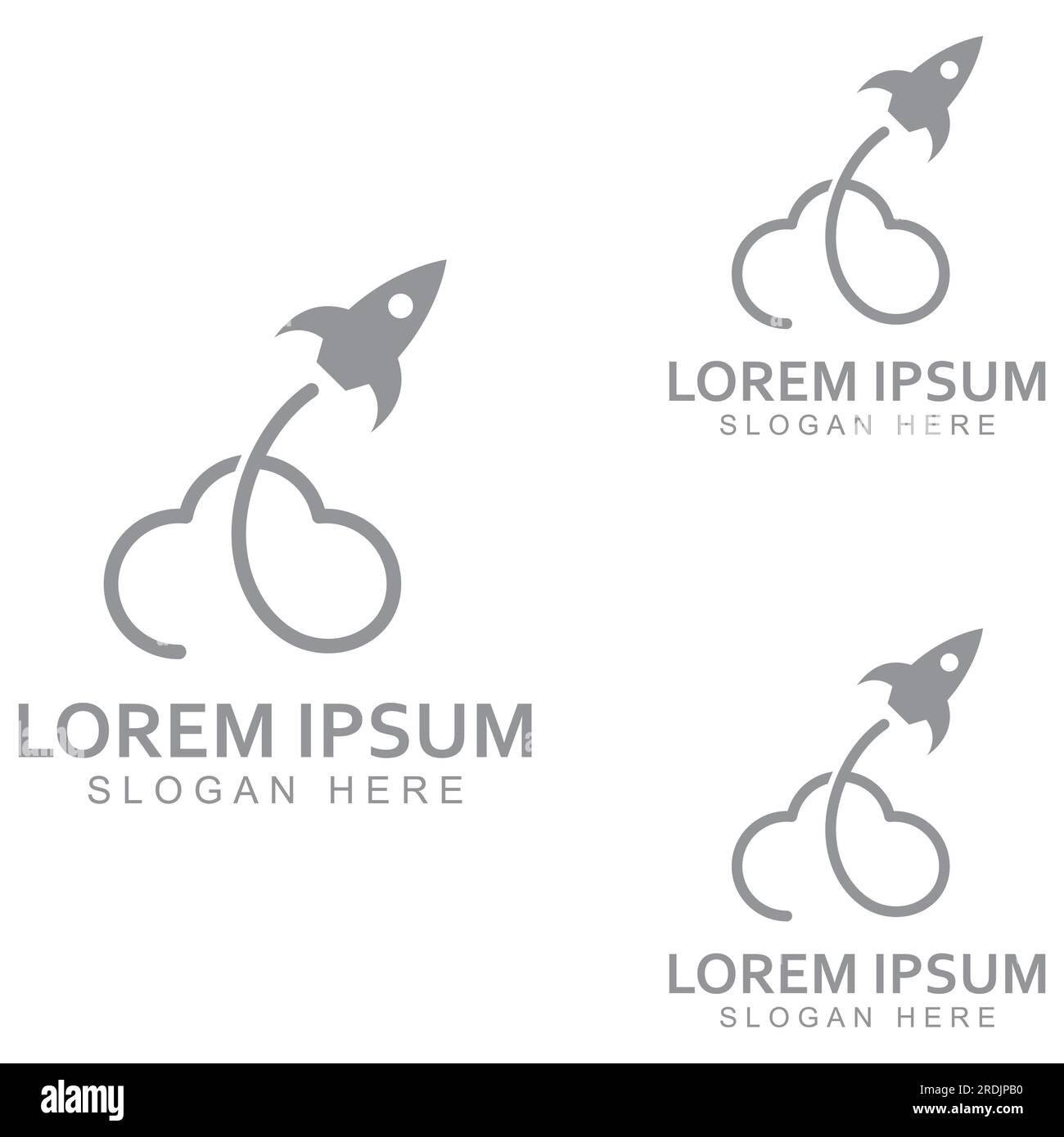 Rocket logo and symbol design vector Stock Vector Image & Art - Alamy