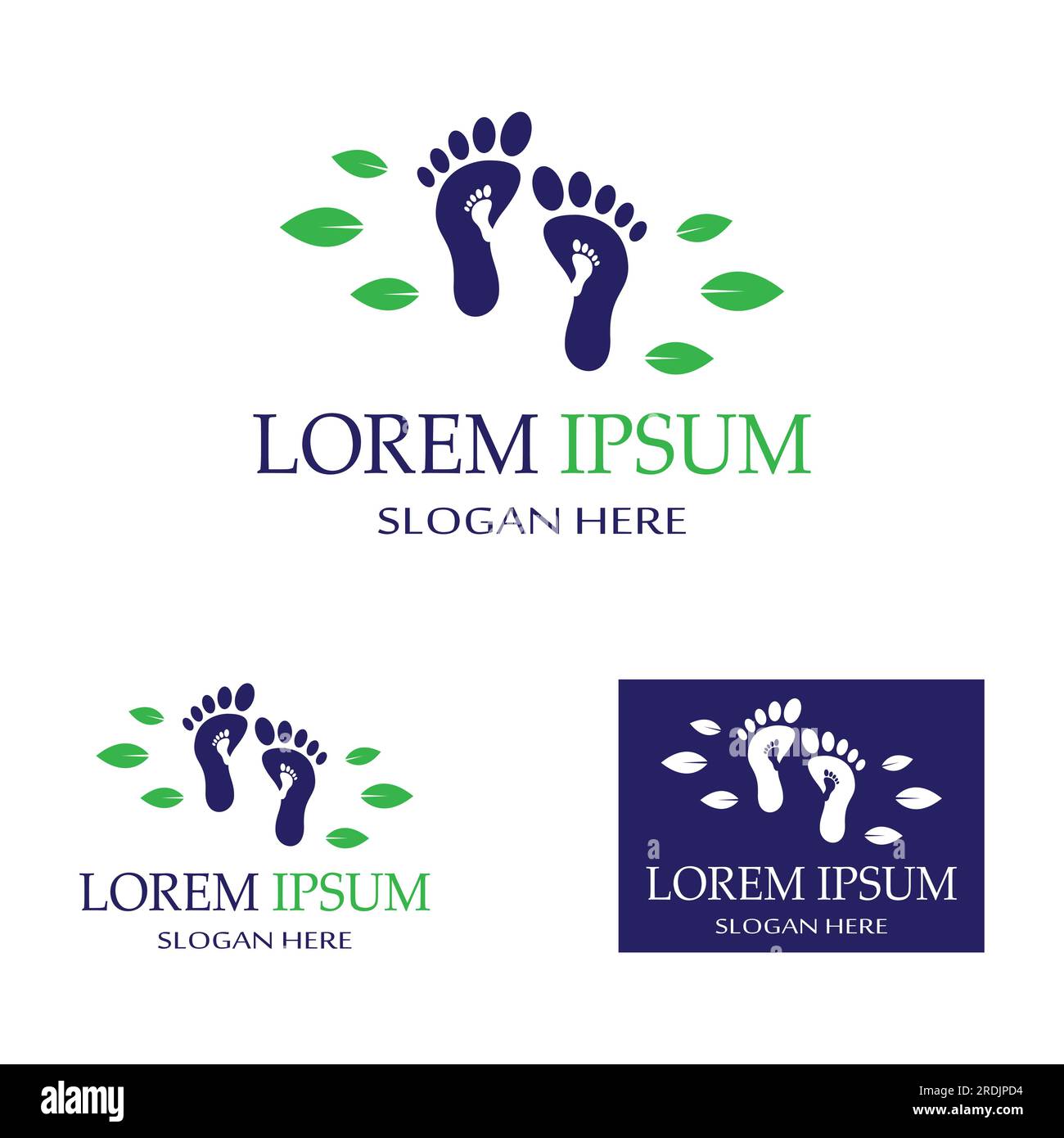 Foot logo design with a modern concept Stock Vector Image & Art - Alamy