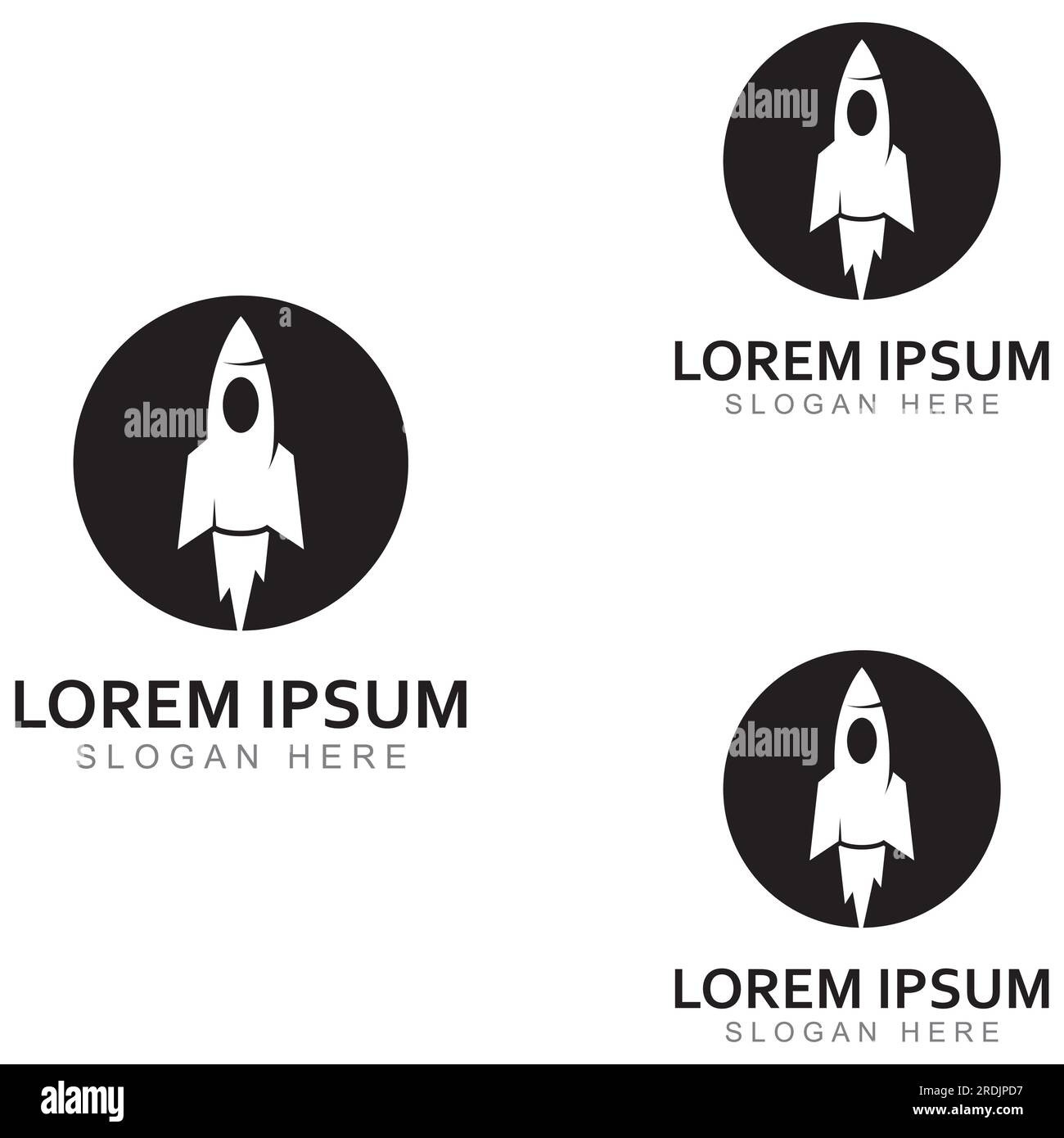 Rocket logo and symbol design vector Stock Vector Image & Art - Alamy