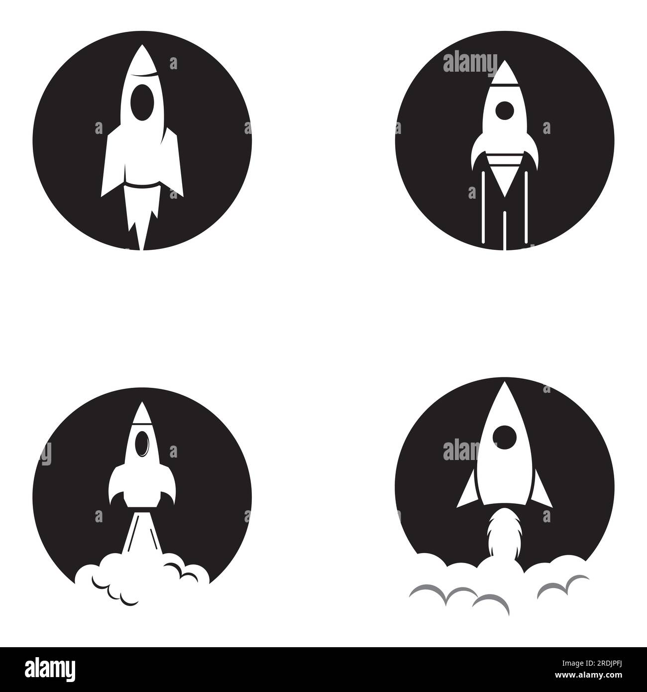 Rocket logo and symbol design vector Stock Vector Image & Art - Alamy