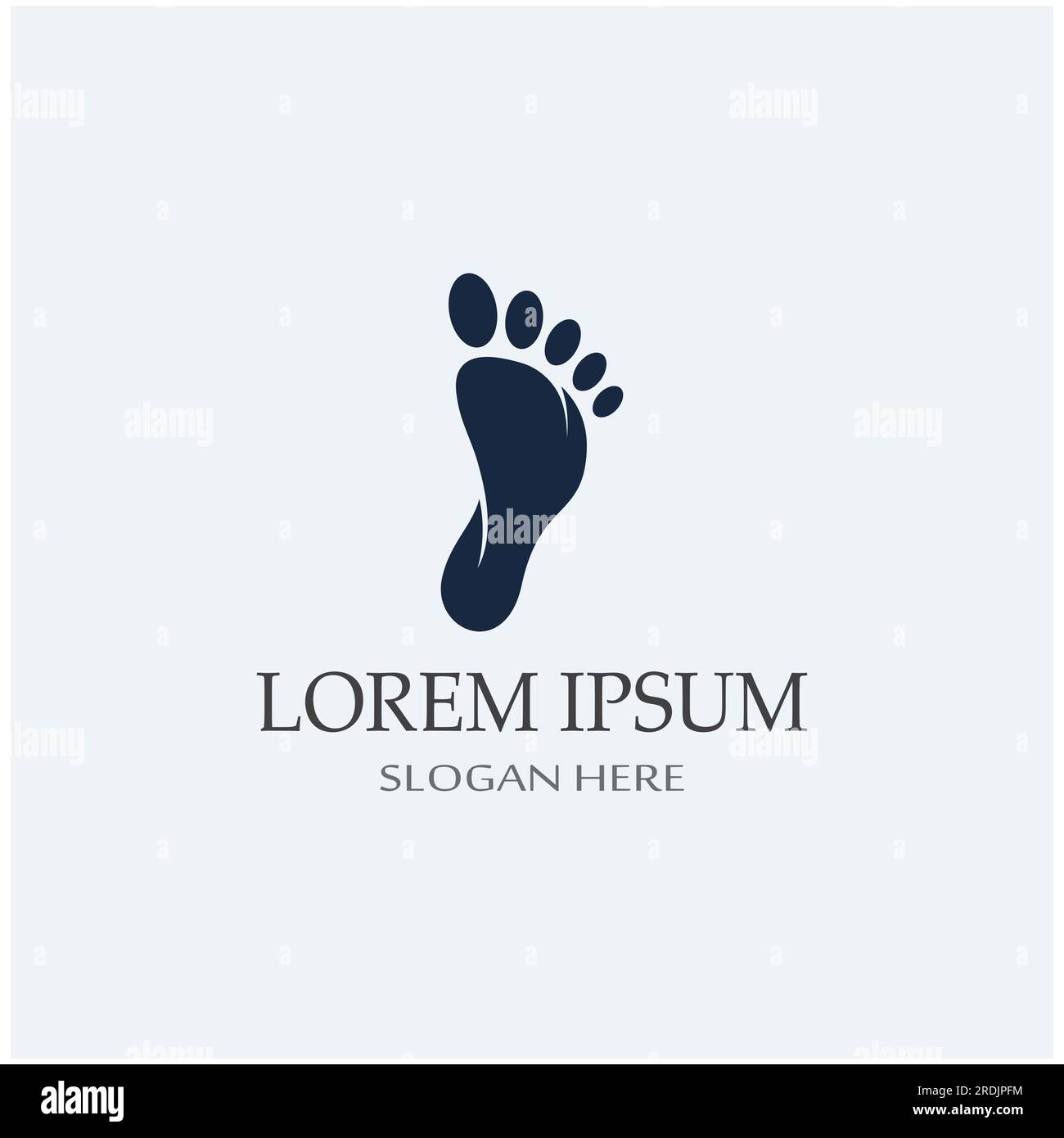 Foot logo design with a modern concept Stock Vector Image & Art - Alamy