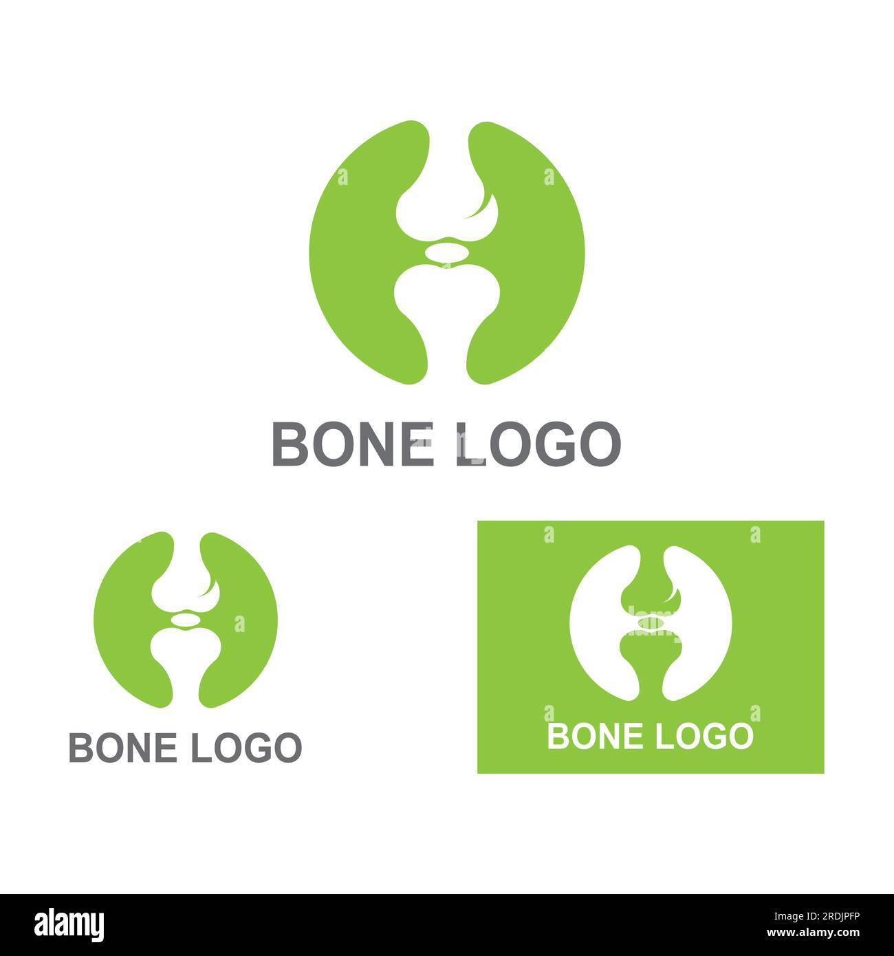 Bone logo icon vector design Stock Vector Image & Art - Alamy