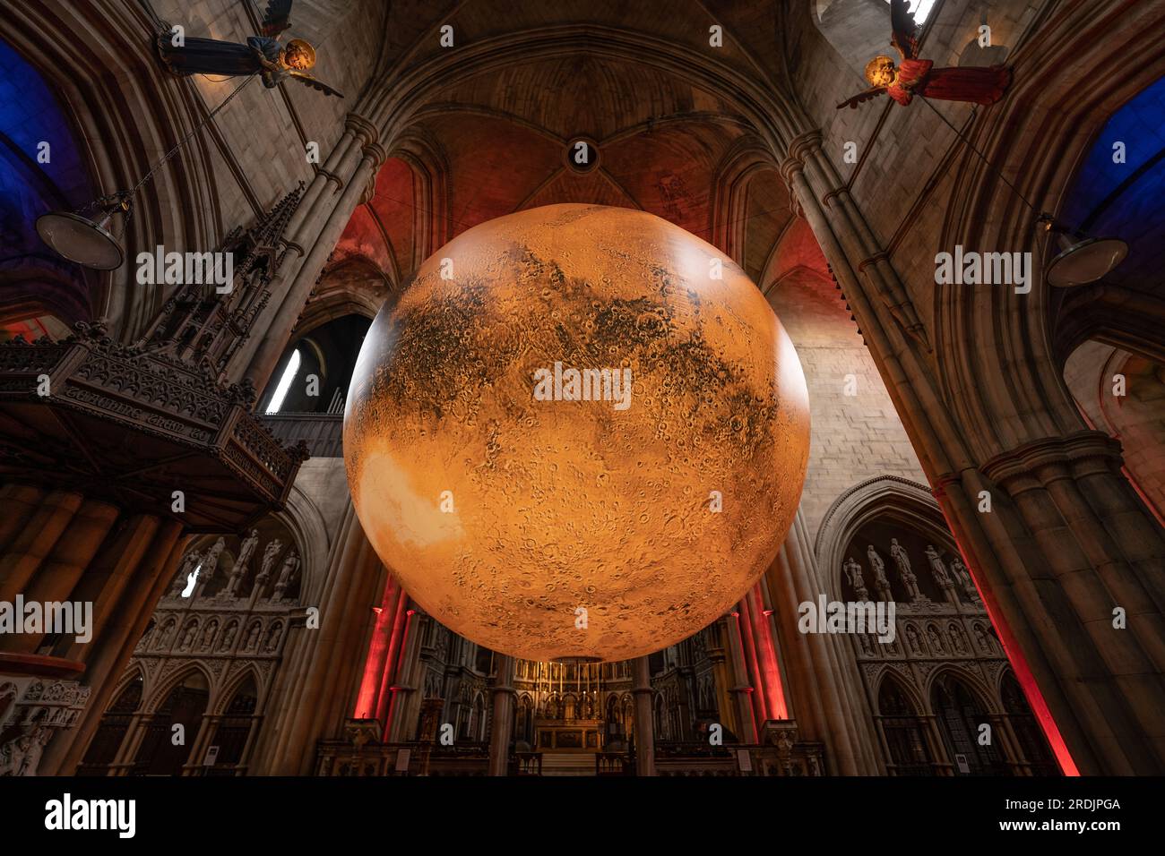 London, UK. 21st July, 2023. Mars: War & Peace by Luke Jerram. A seven ...
