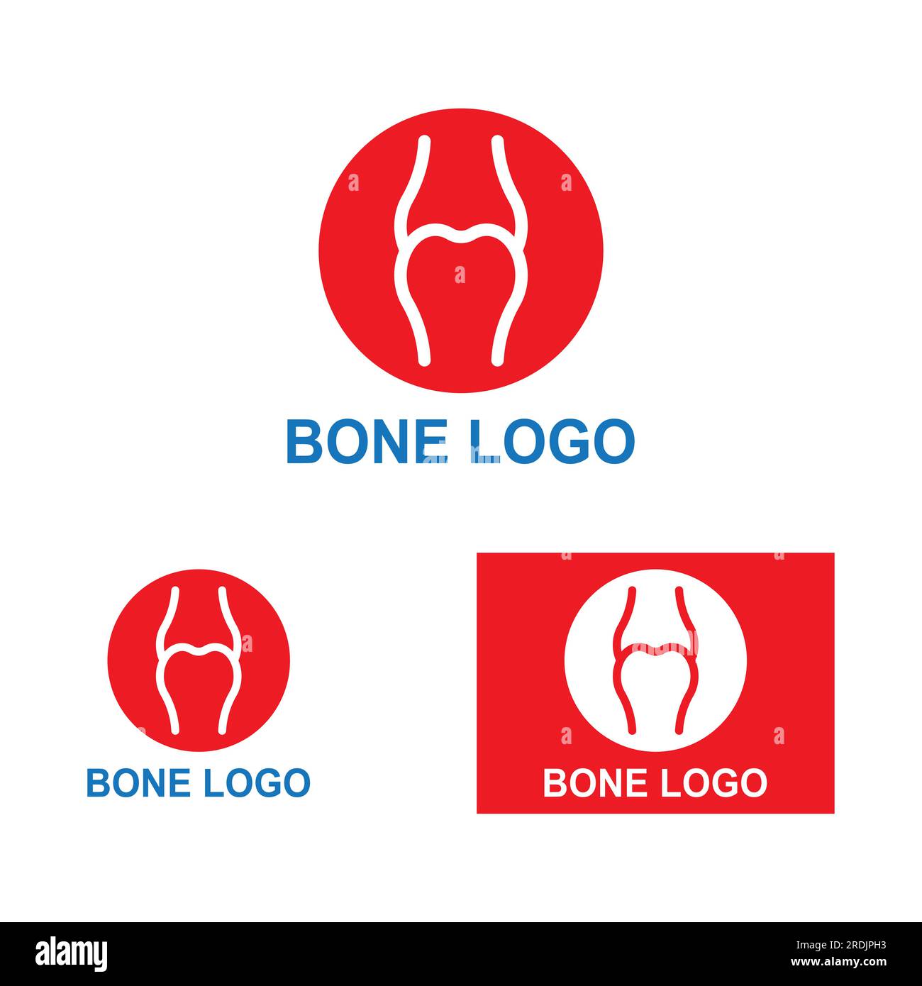 Bone logo icon vector design Stock Vector Image & Art - Alamy