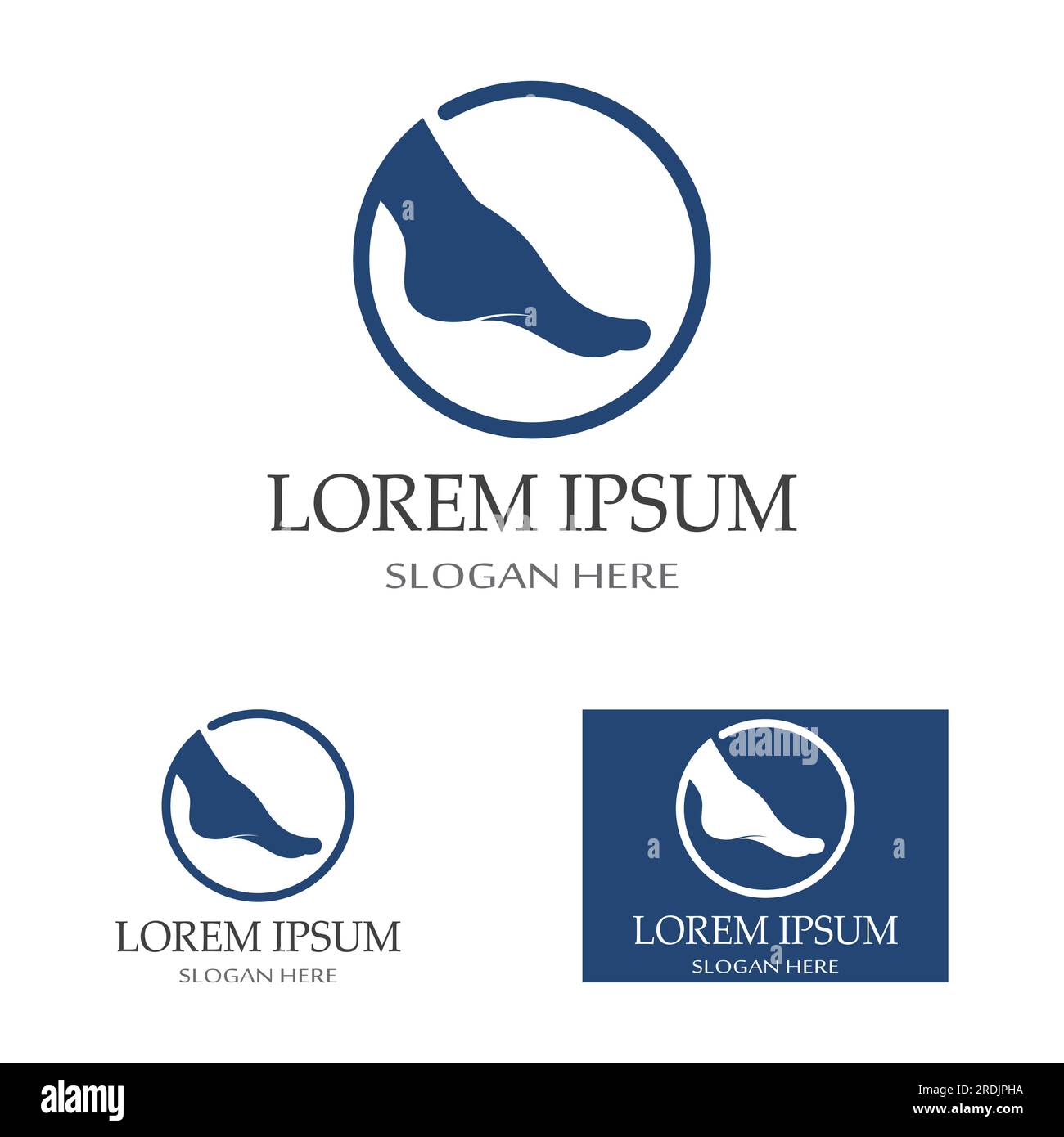 Foot logo design with a modern concept Stock Vector Image & Art - Alamy